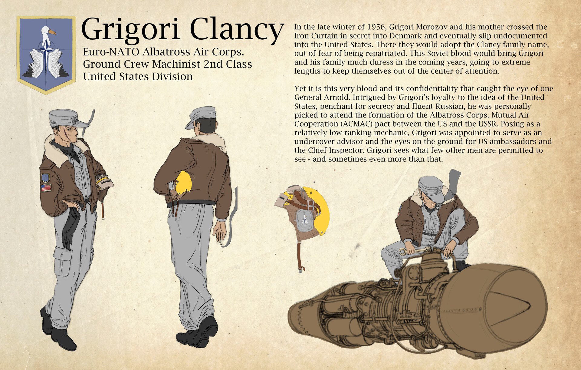ArtStation - Grigori Clancy - Character Sheet
