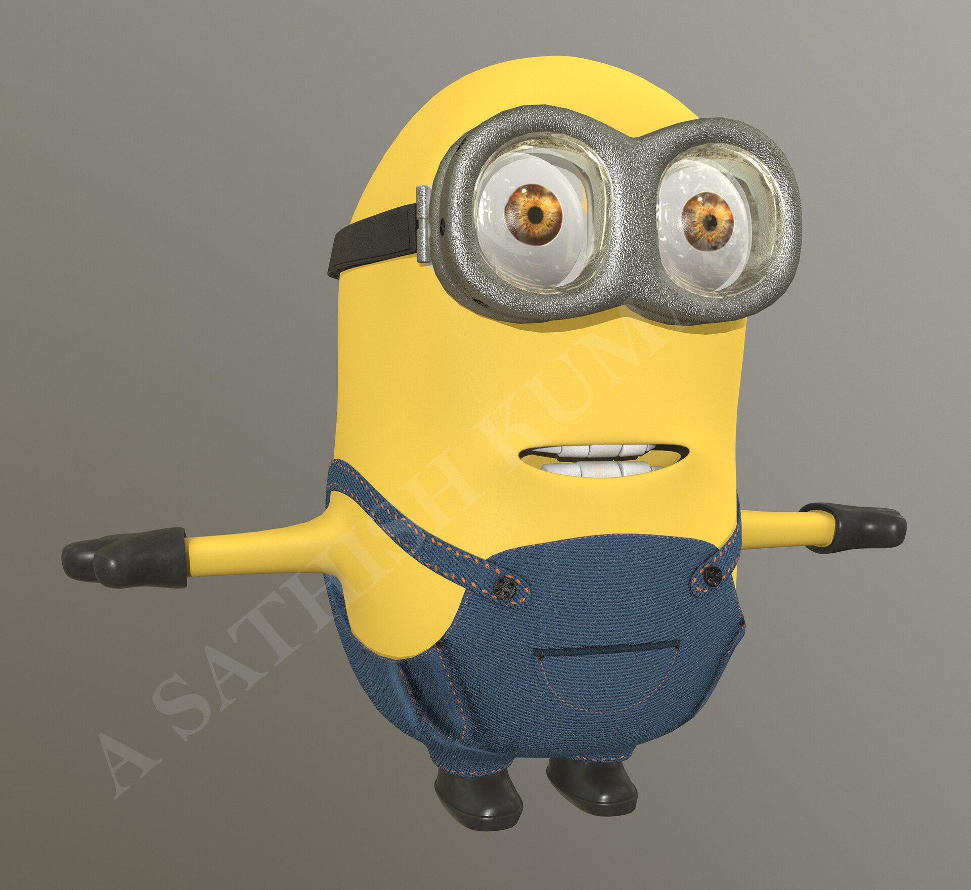 ArtStation - 3D Minion Asset - Playful and Mischievous Character Design