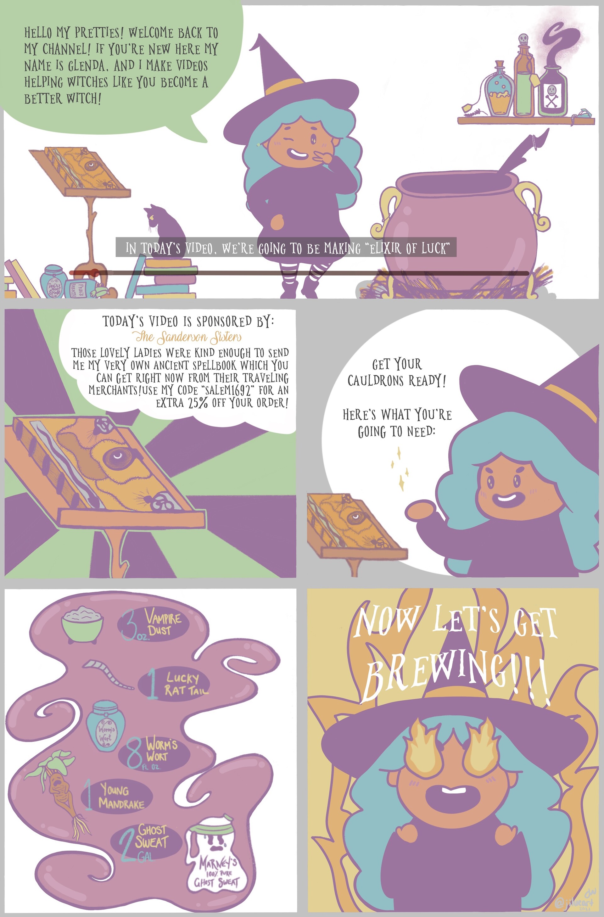 ArtStation - Witch Comic