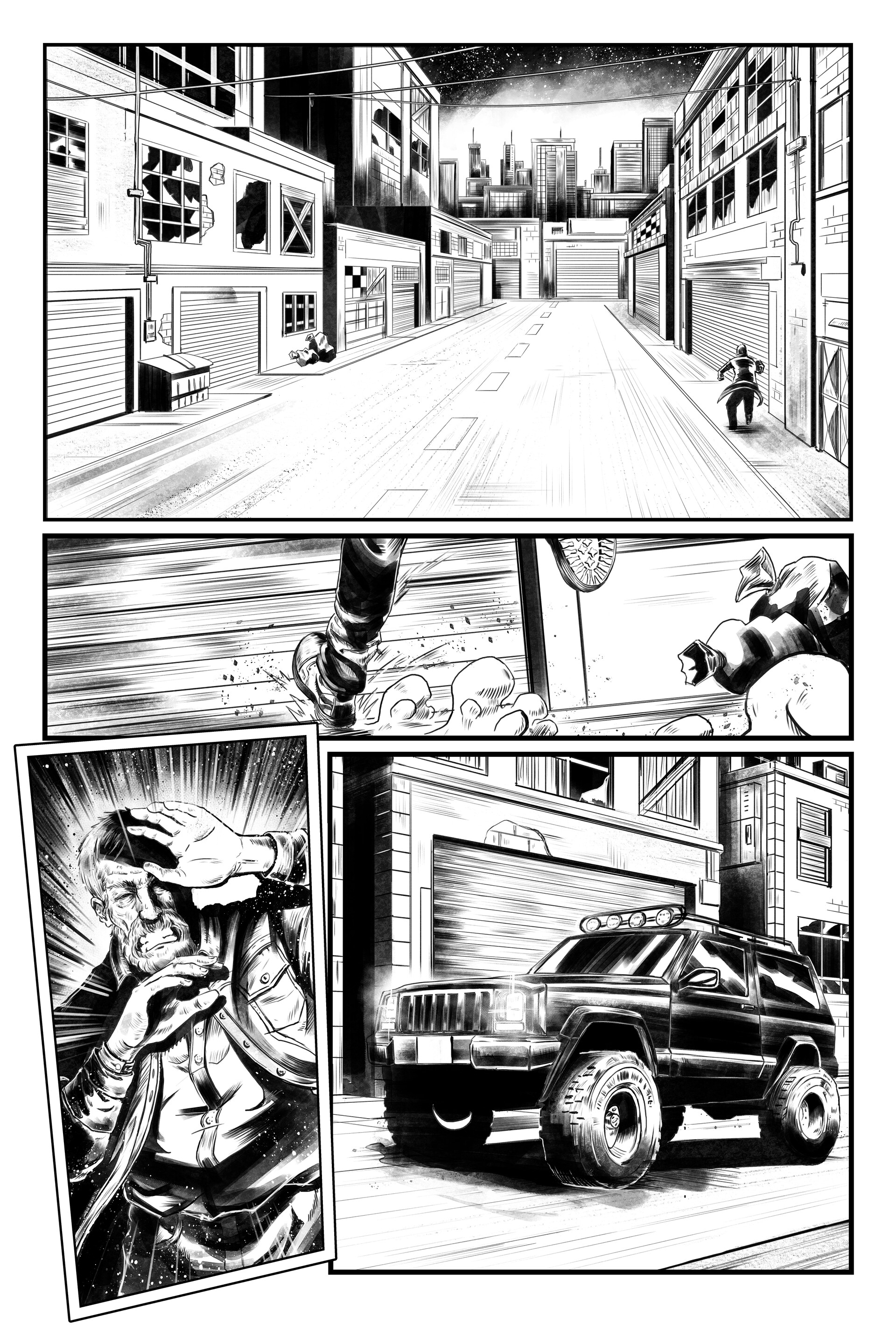 ArtStation - Dark Horse Comics's Ghost. Sample pages