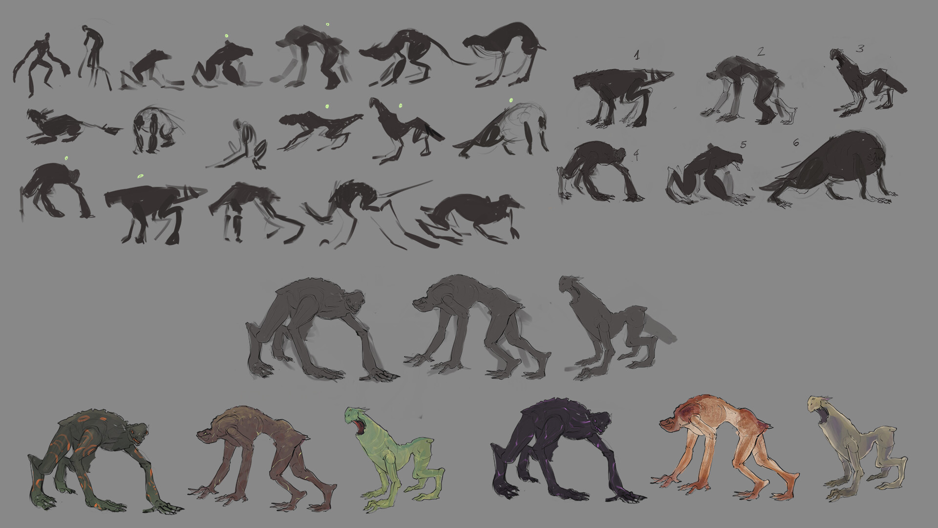 ArtStation - Monster Concept art