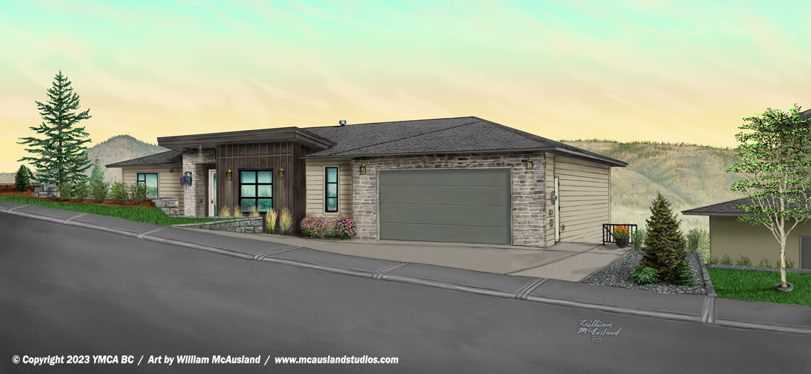 ArtStation - The 2023 Kamloops Y Dreamhome lottery house