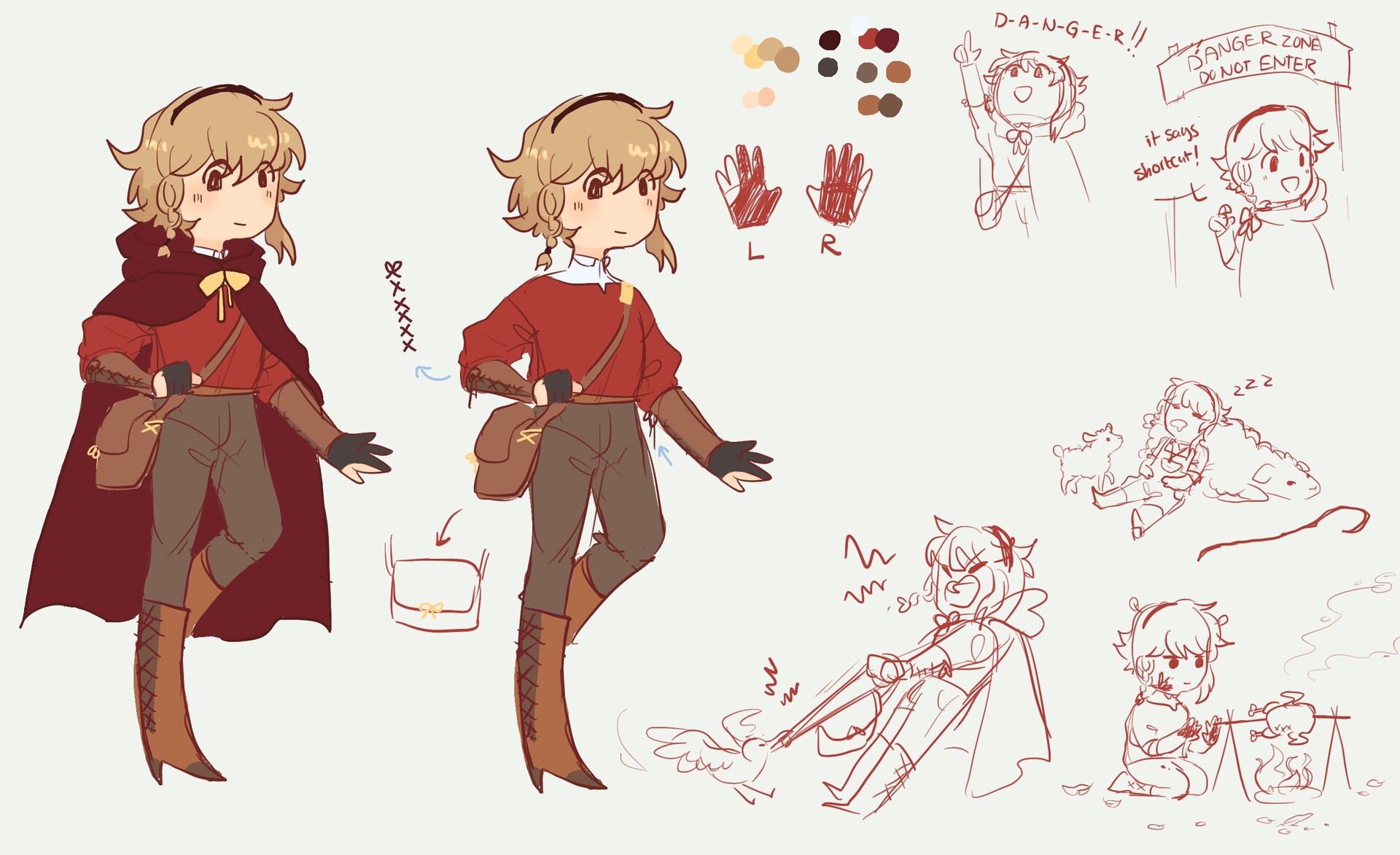 ArtStation - Character Reference Sheet