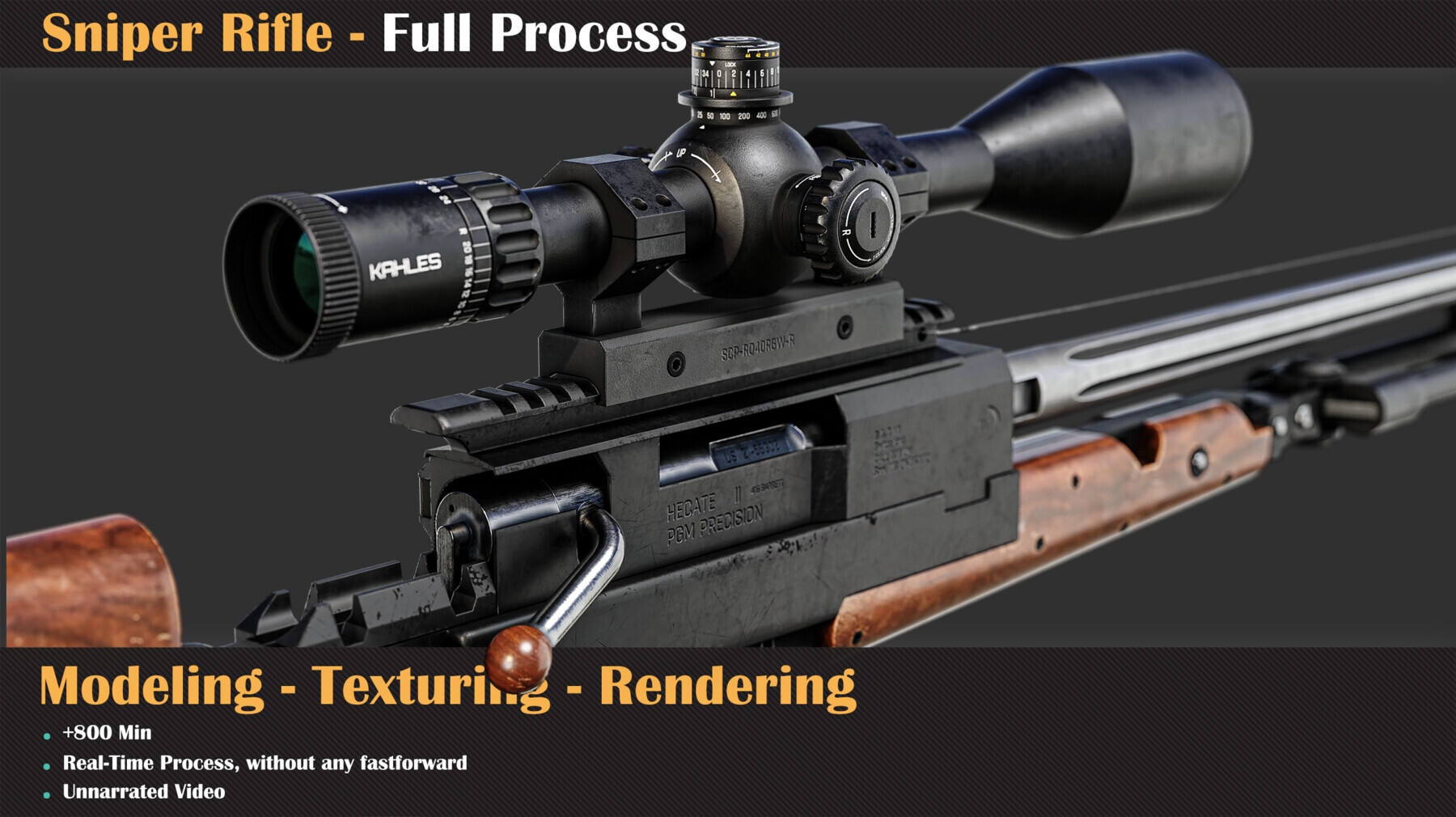 Milad Kambari - Sniper Rifle - Tutorial Full Process
