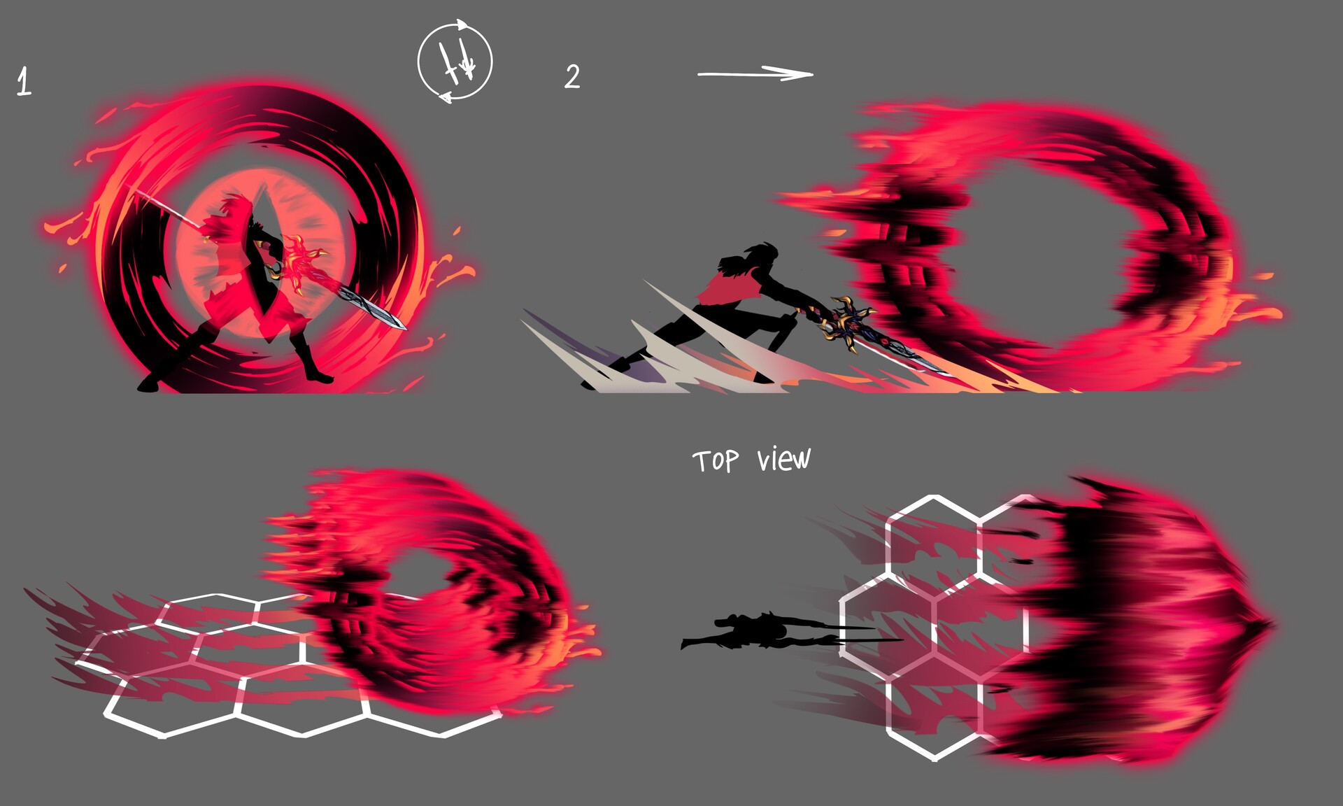 Nikita Cherkezov (Delfis) - Skills VFX Concept Art #2 Magic Battle Arena