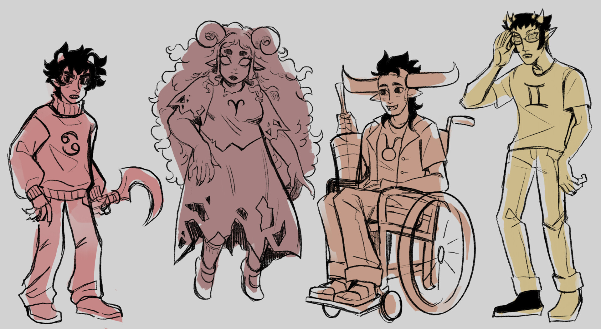 how to draw homestuck characters