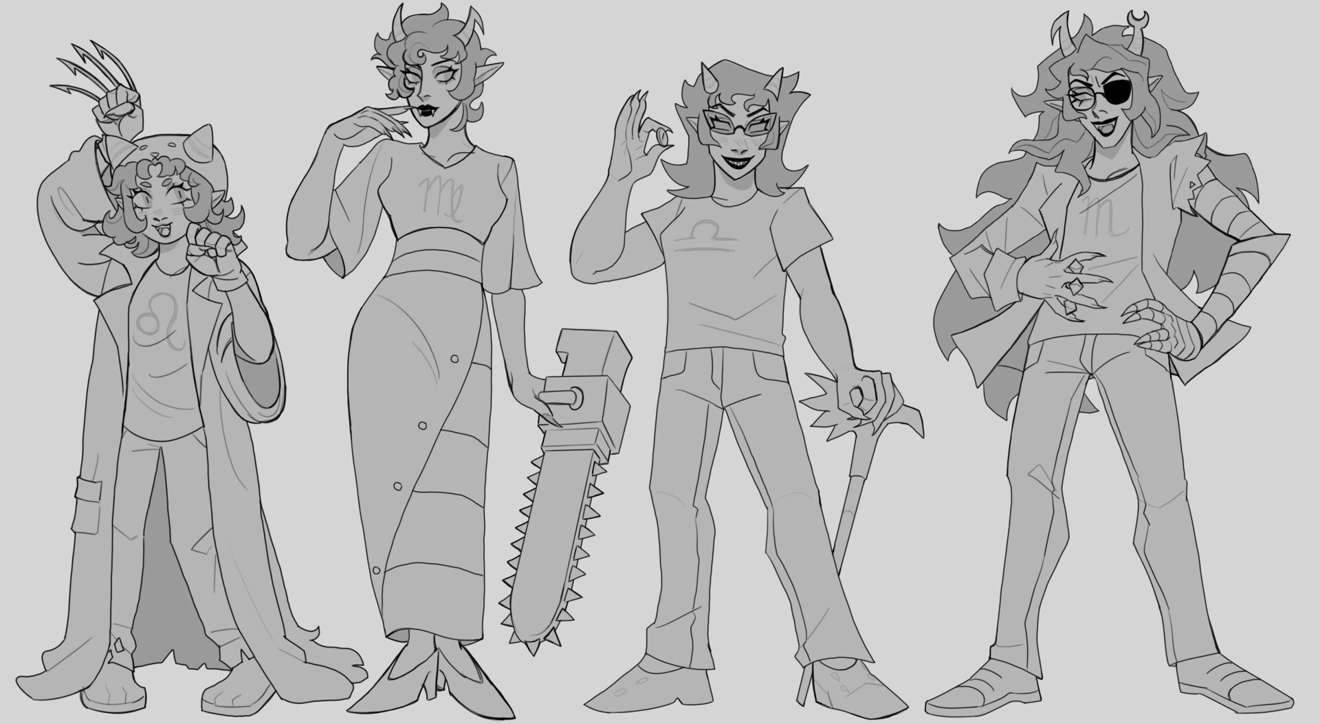 how to draw homestuck characters