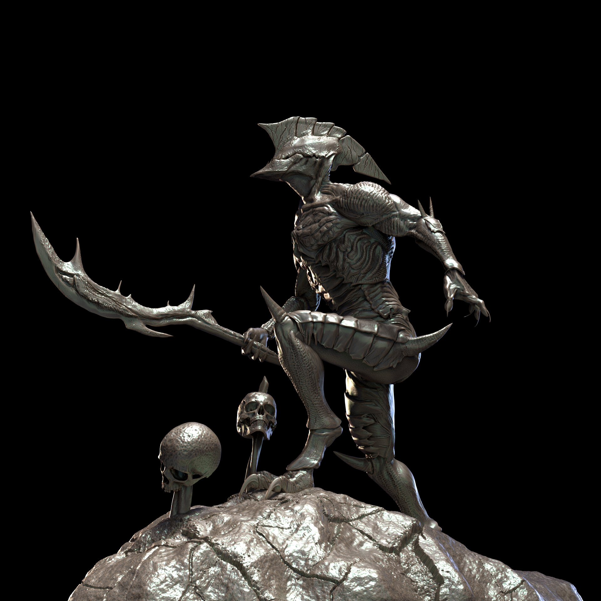 ArtStation - Alien warrior