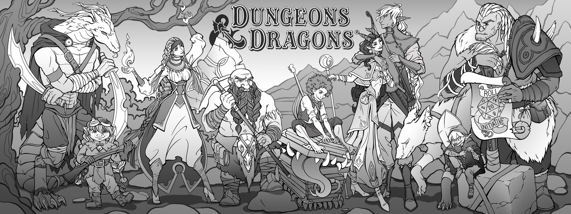 ArtStation - D&D master's screen