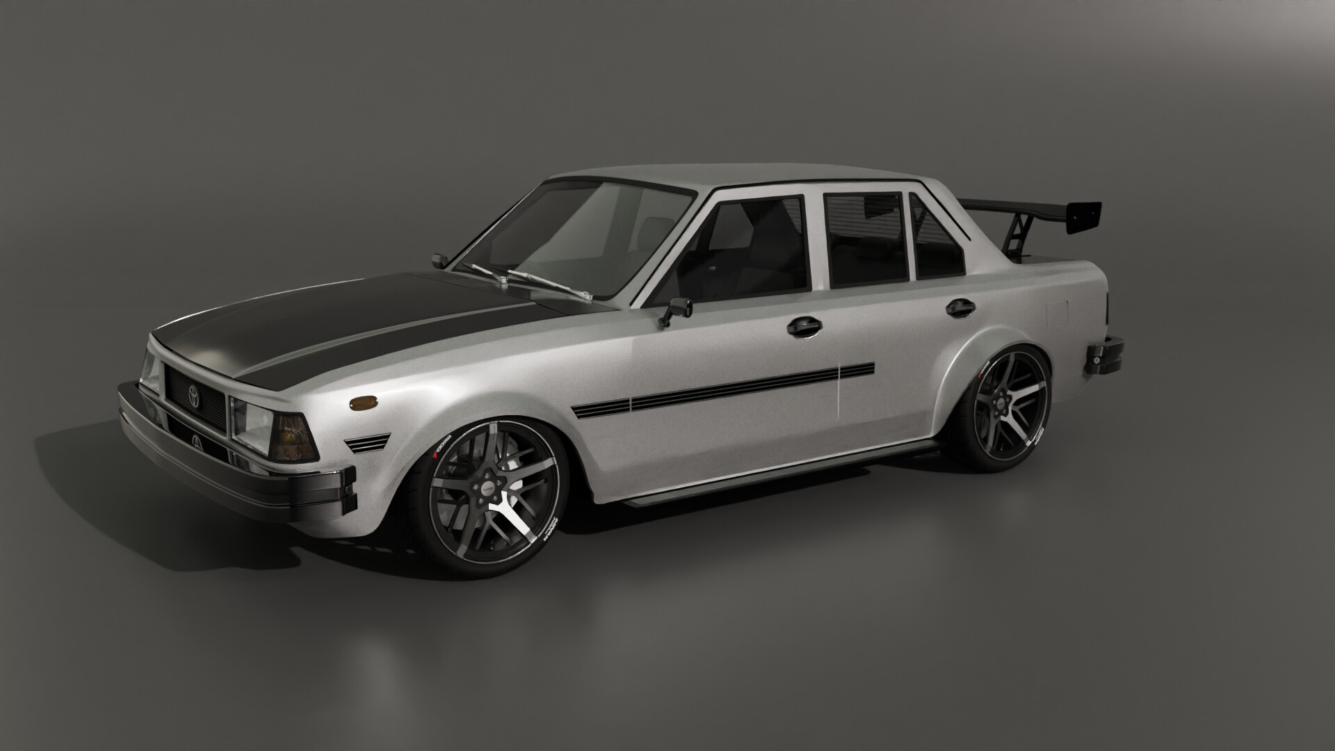 ArtStation - Custom Toyota Corolla 1982 Model