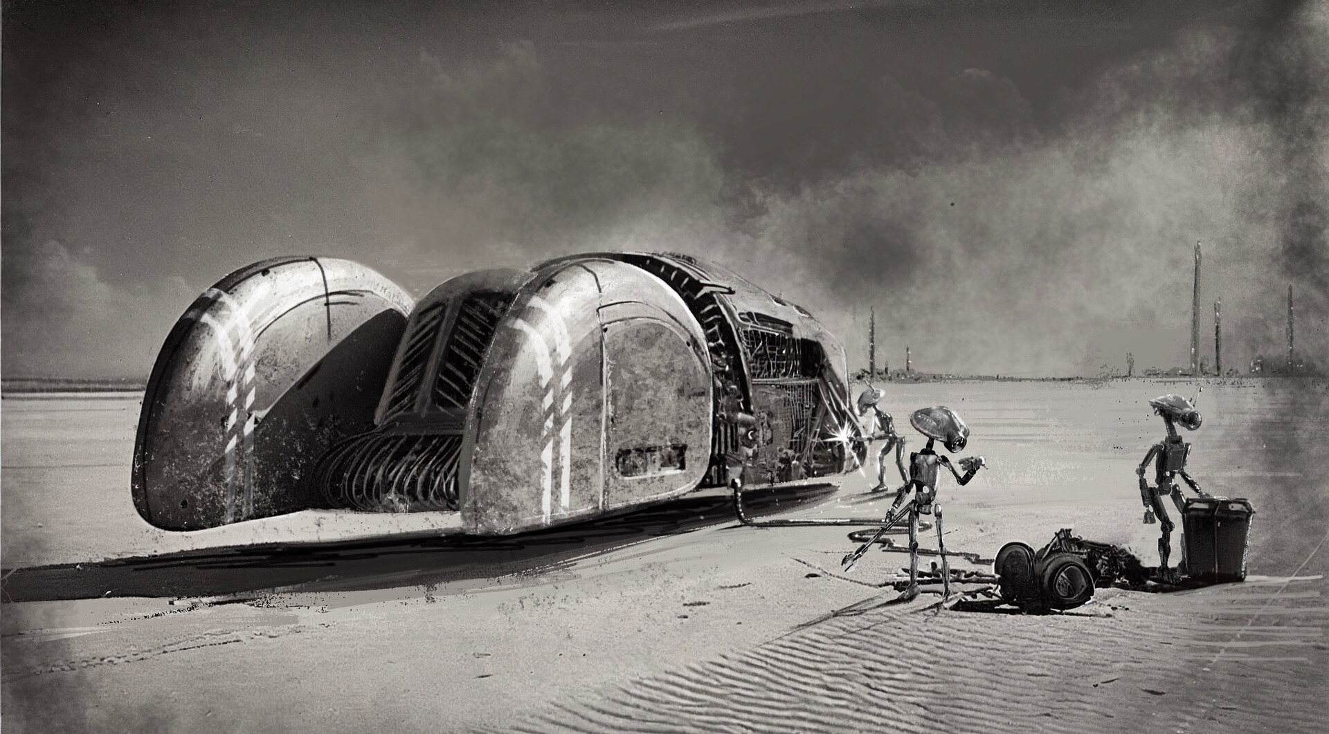 ArtStation - Pit droid pit stop!