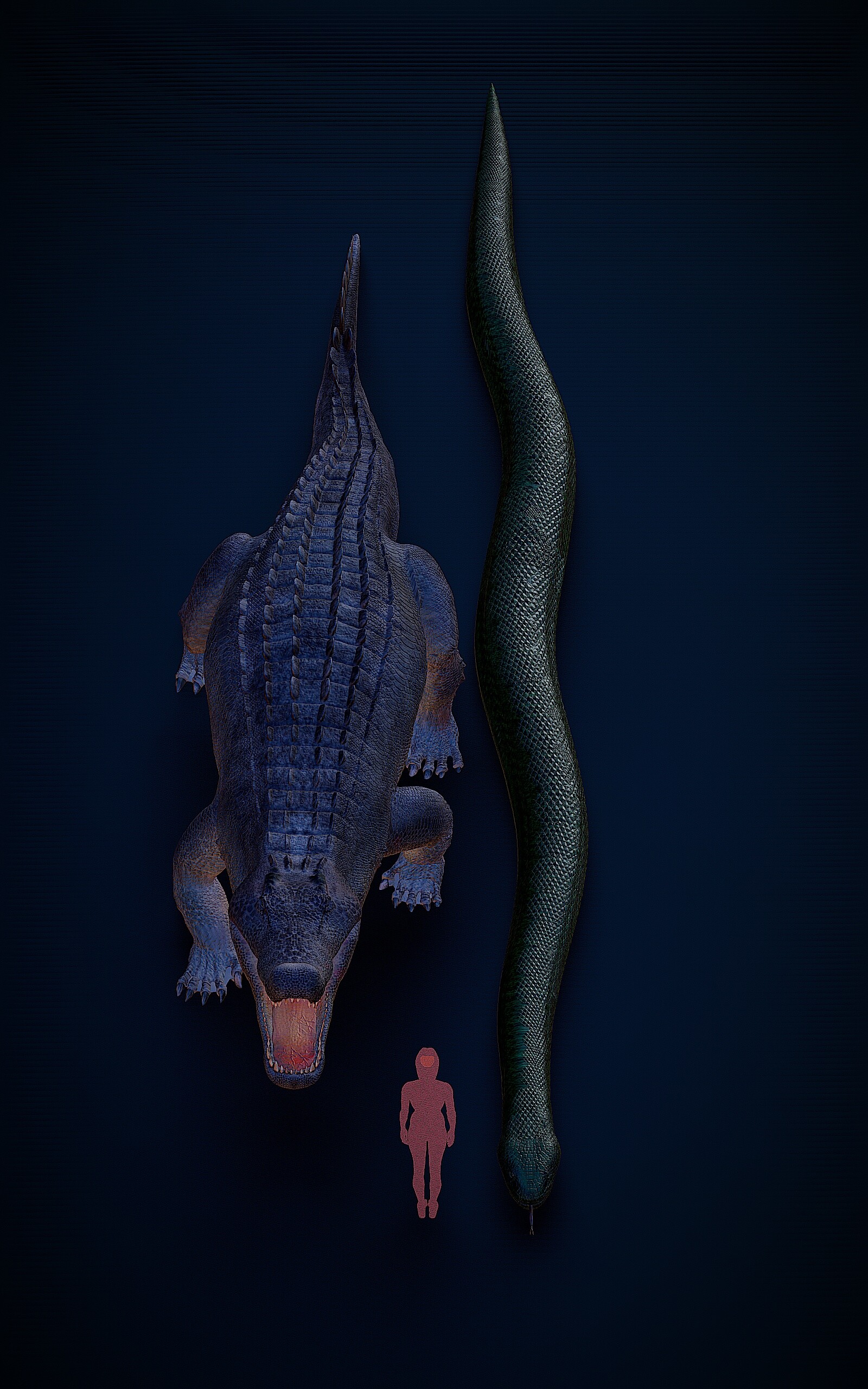 Titanoboa Vs Deinosuchus