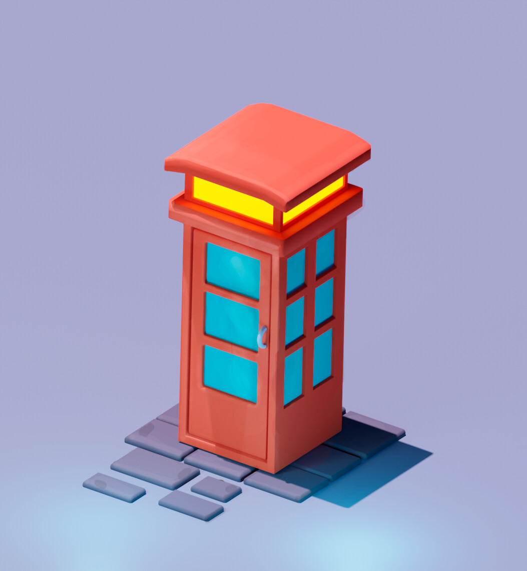 ArtStation - Phone booth