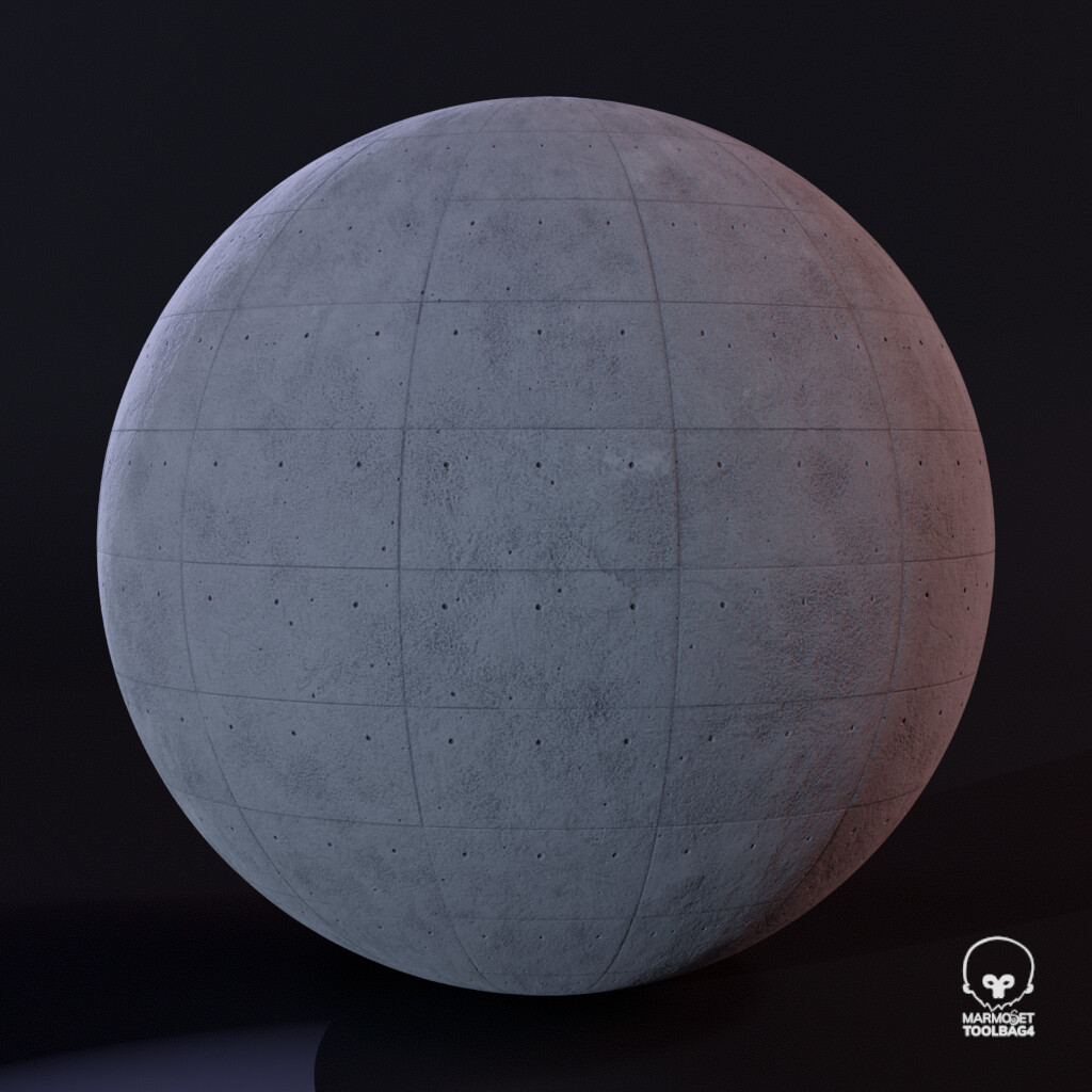 ArtStation - Procedural Materials: Concrete Wall Panels