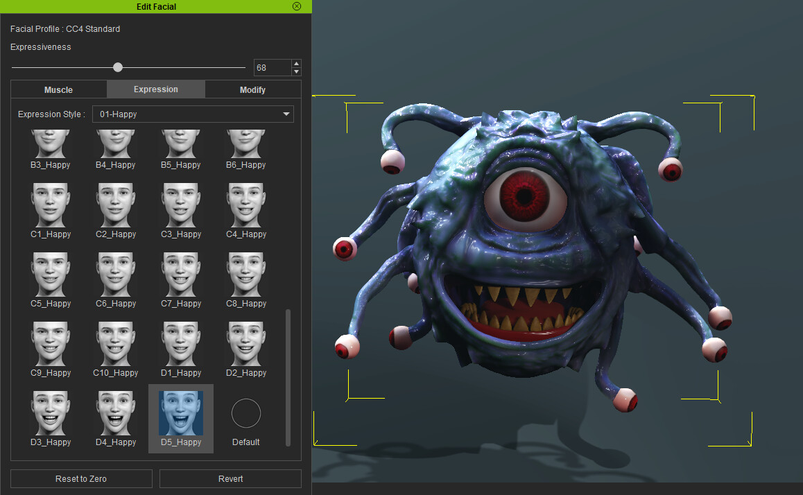 Peter Alexander - Beholder for Character Creator (WIP)