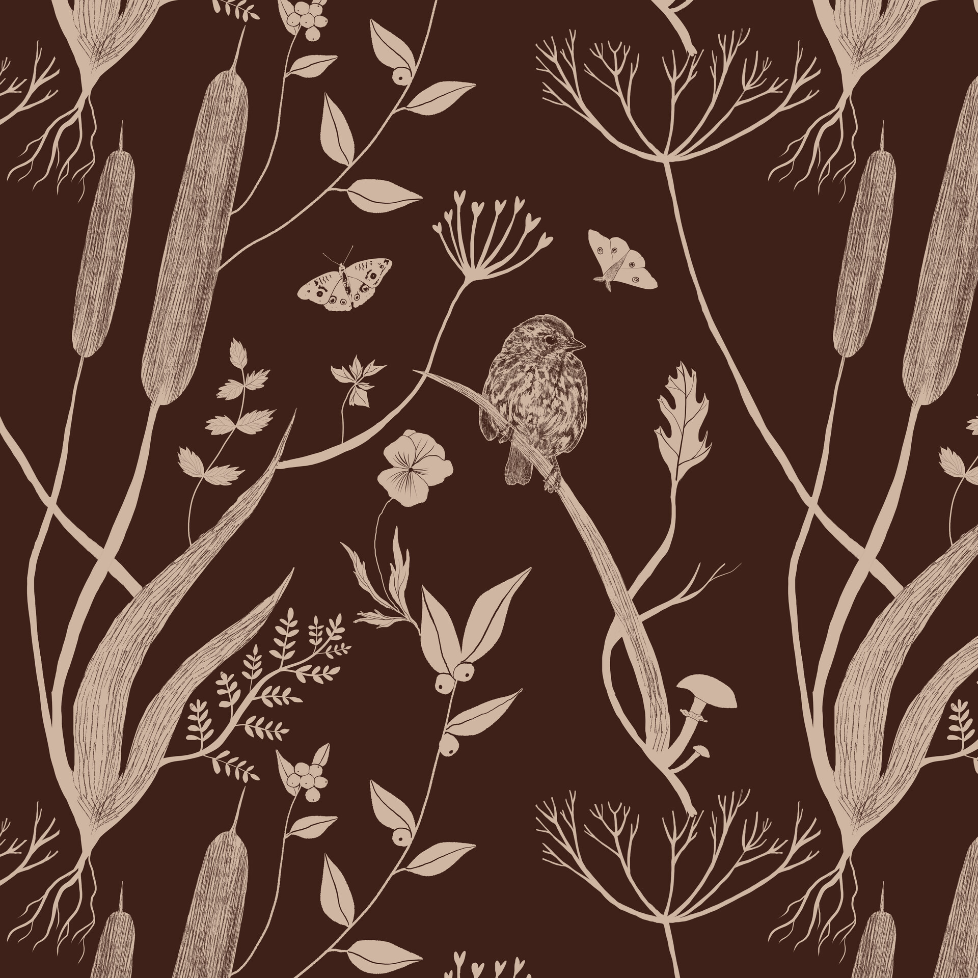 ArtStation - A Walk by the Lake - repeating pattern