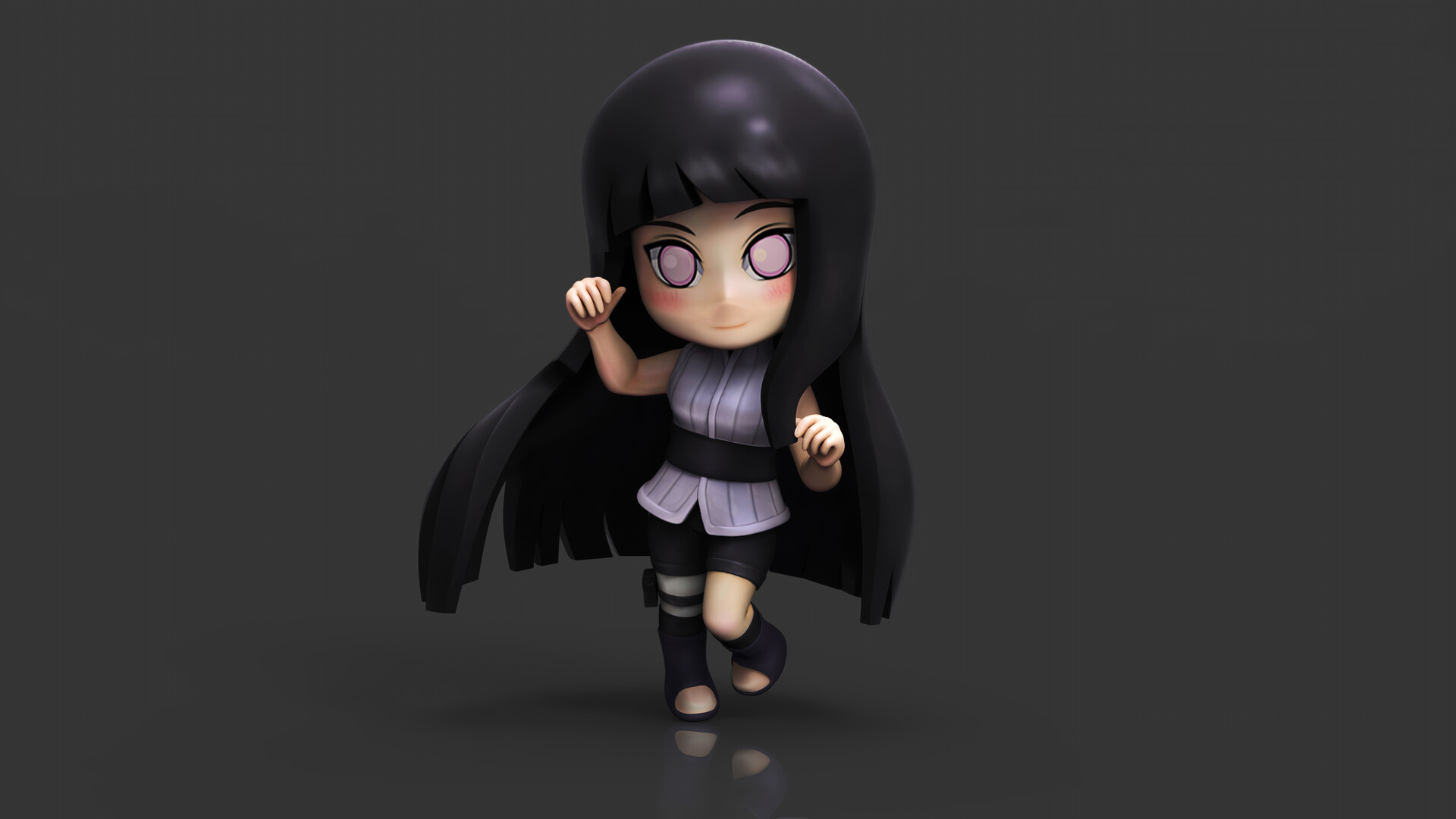 ArtStation - Hinata Hyuga - Collectible 3D Print Model