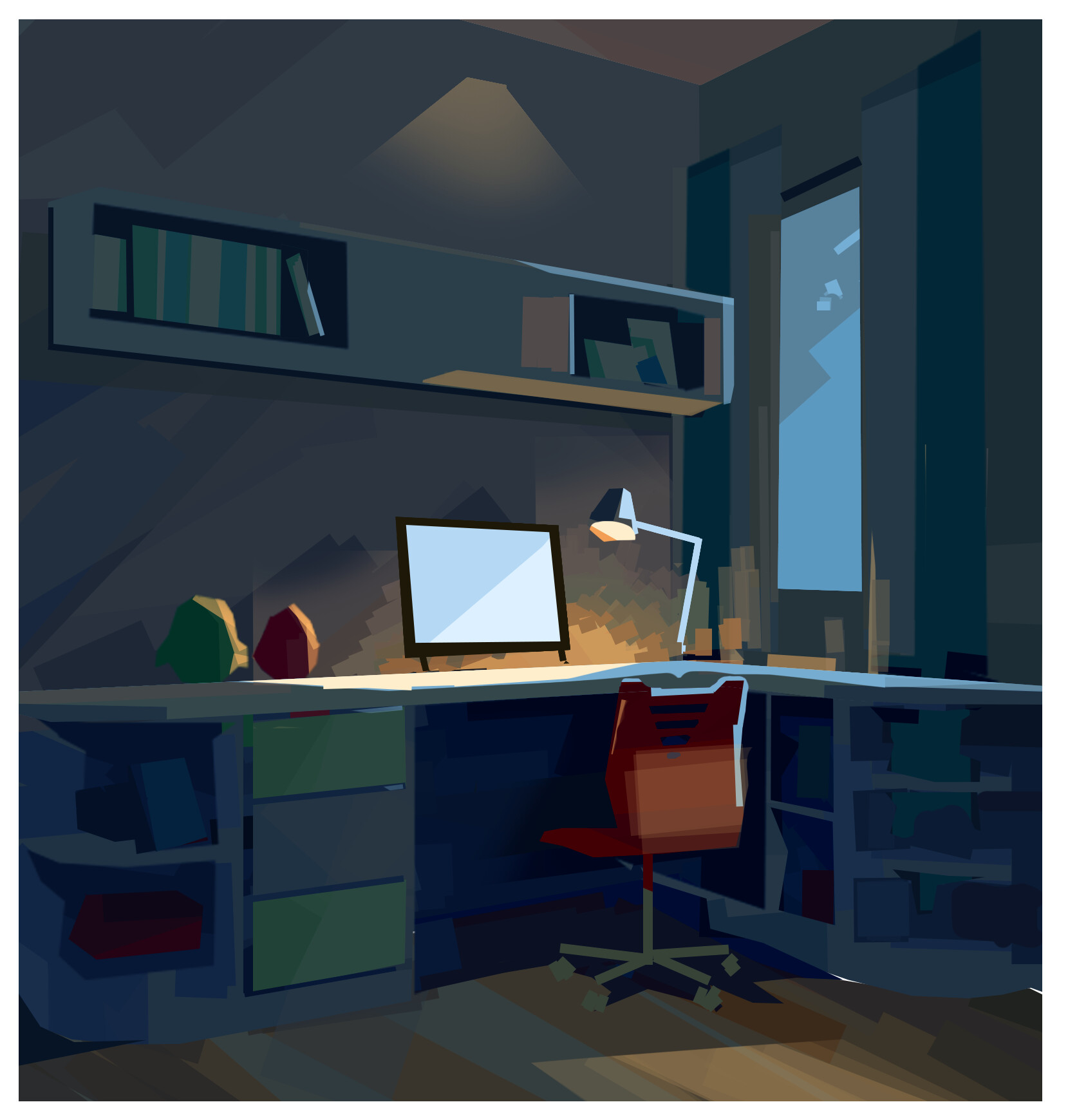 ArtStation - Room - Night
