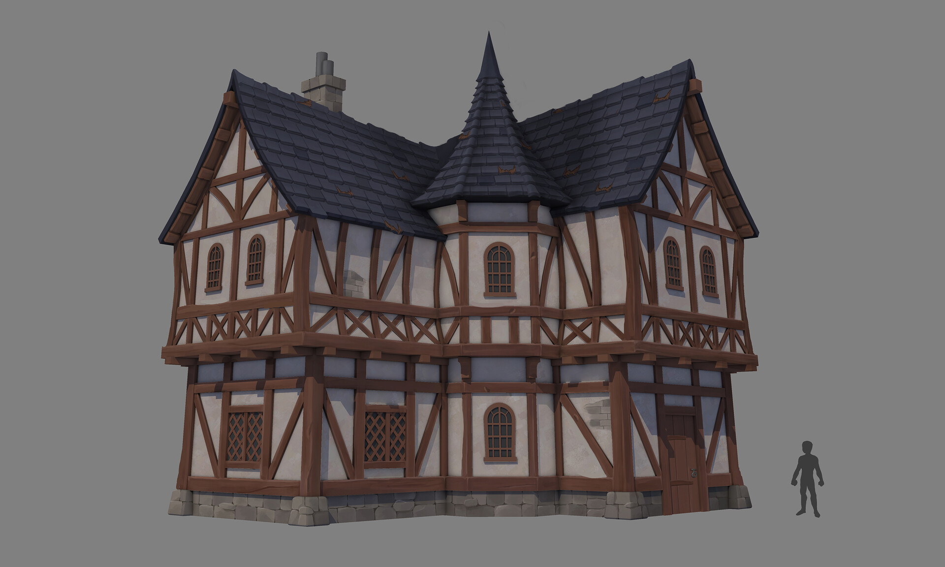 ArtStation - half timber-하프 팀버