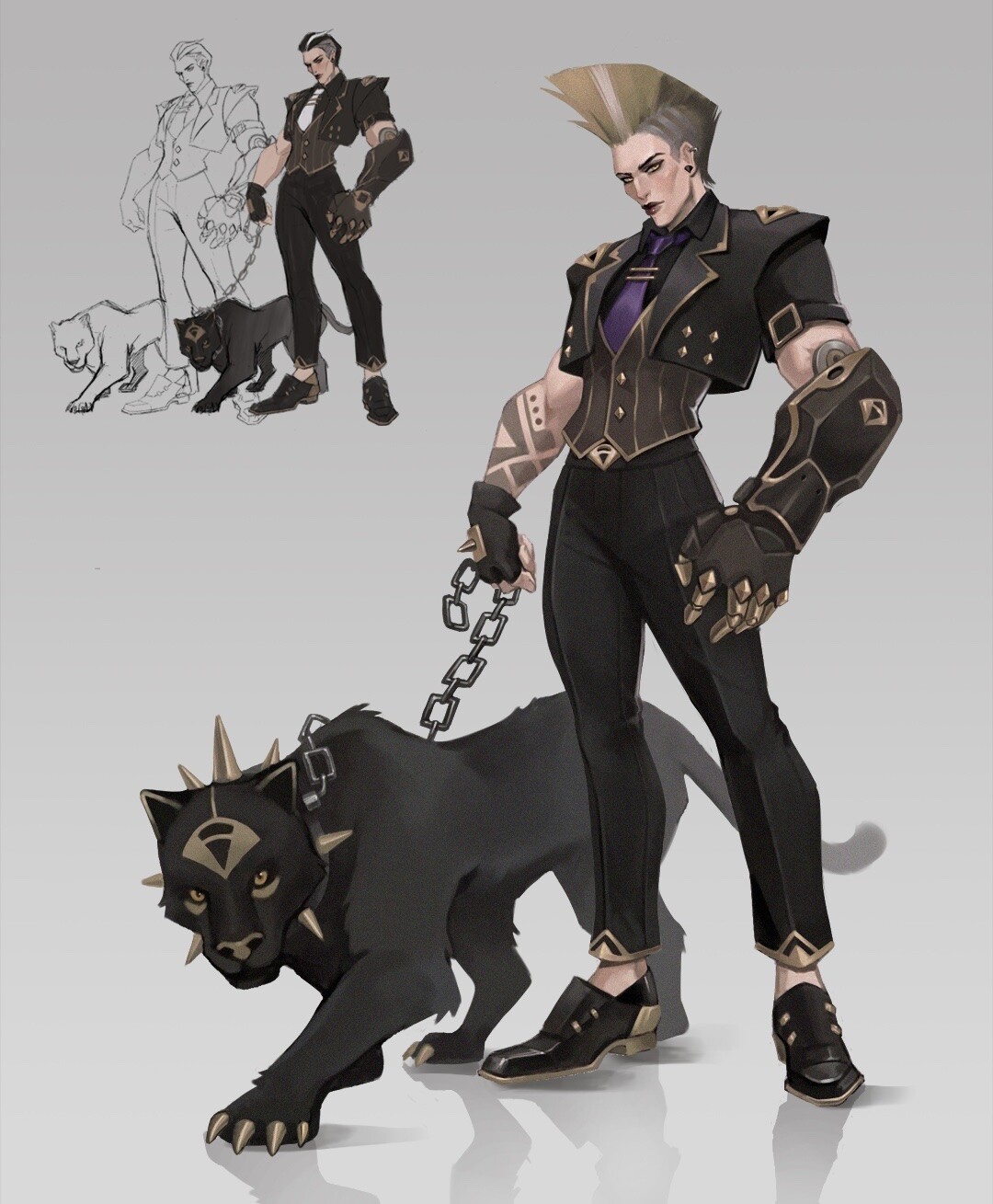 ArtStation - Character Design—Gangster Theme