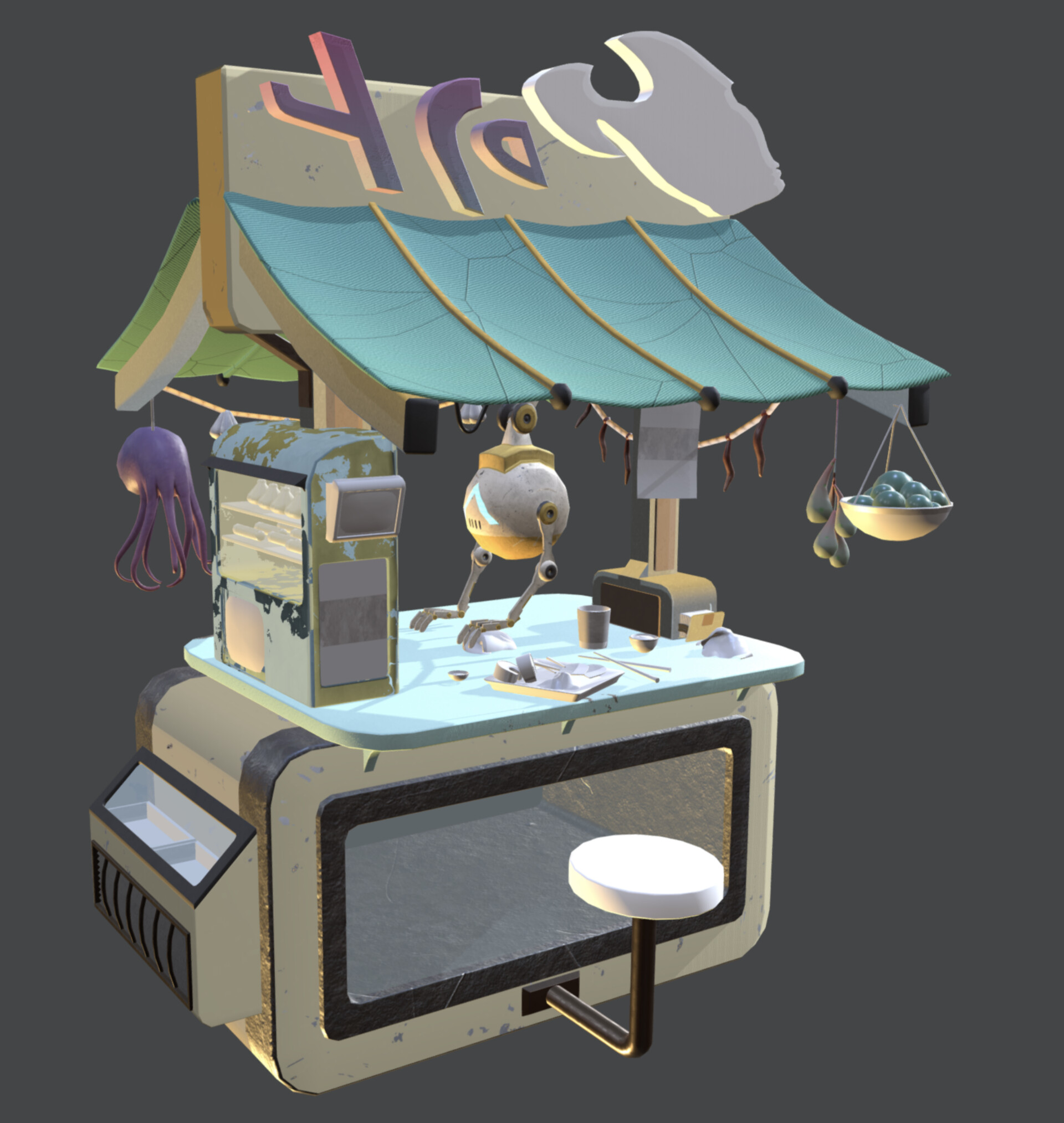 Shannah Palmer - Futuristic Sushi Stand _CPL2