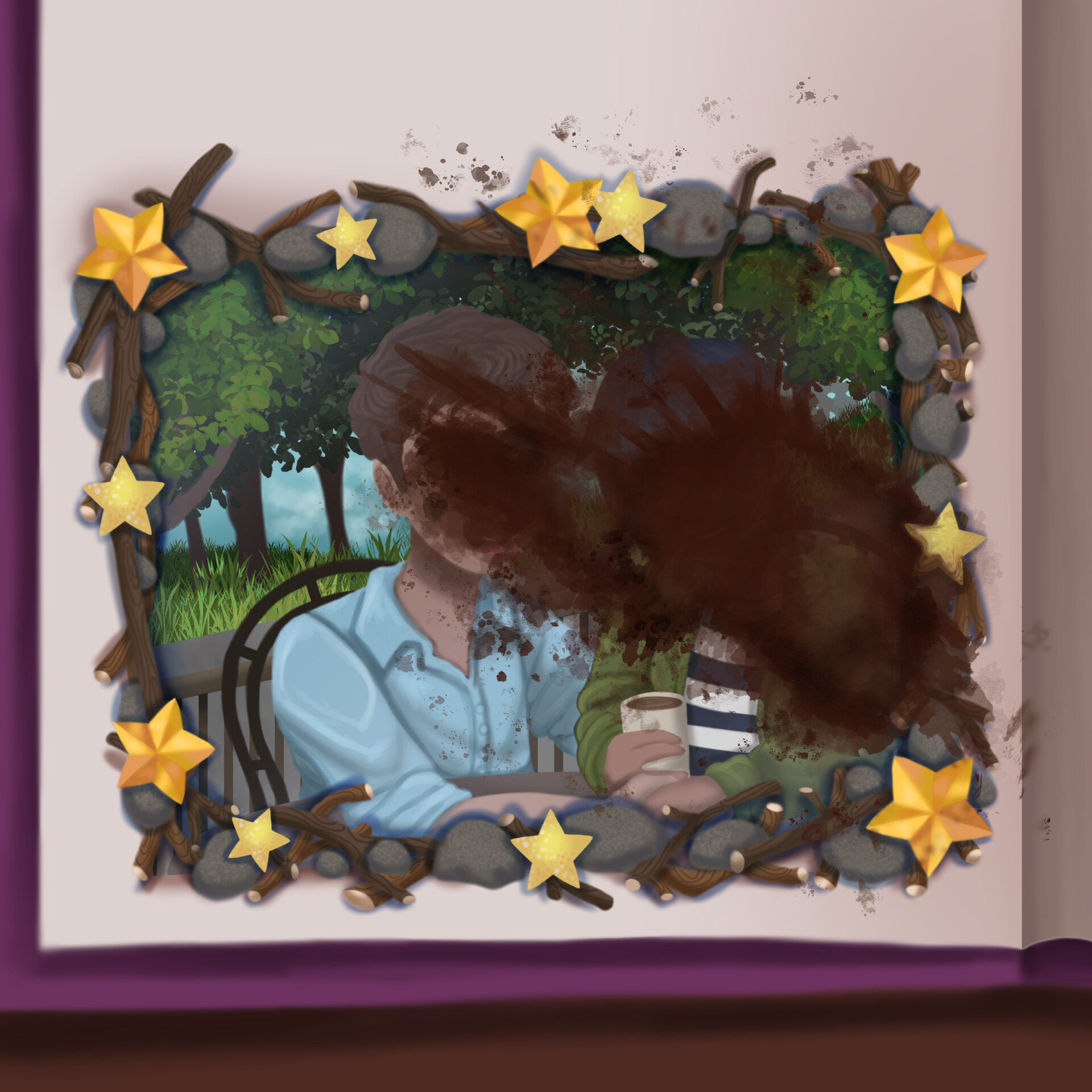 ArtStation - Scrapbook Game Cover [Commission]