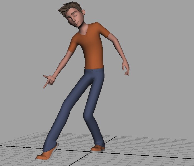 ArtStation - Dancing Pose 1