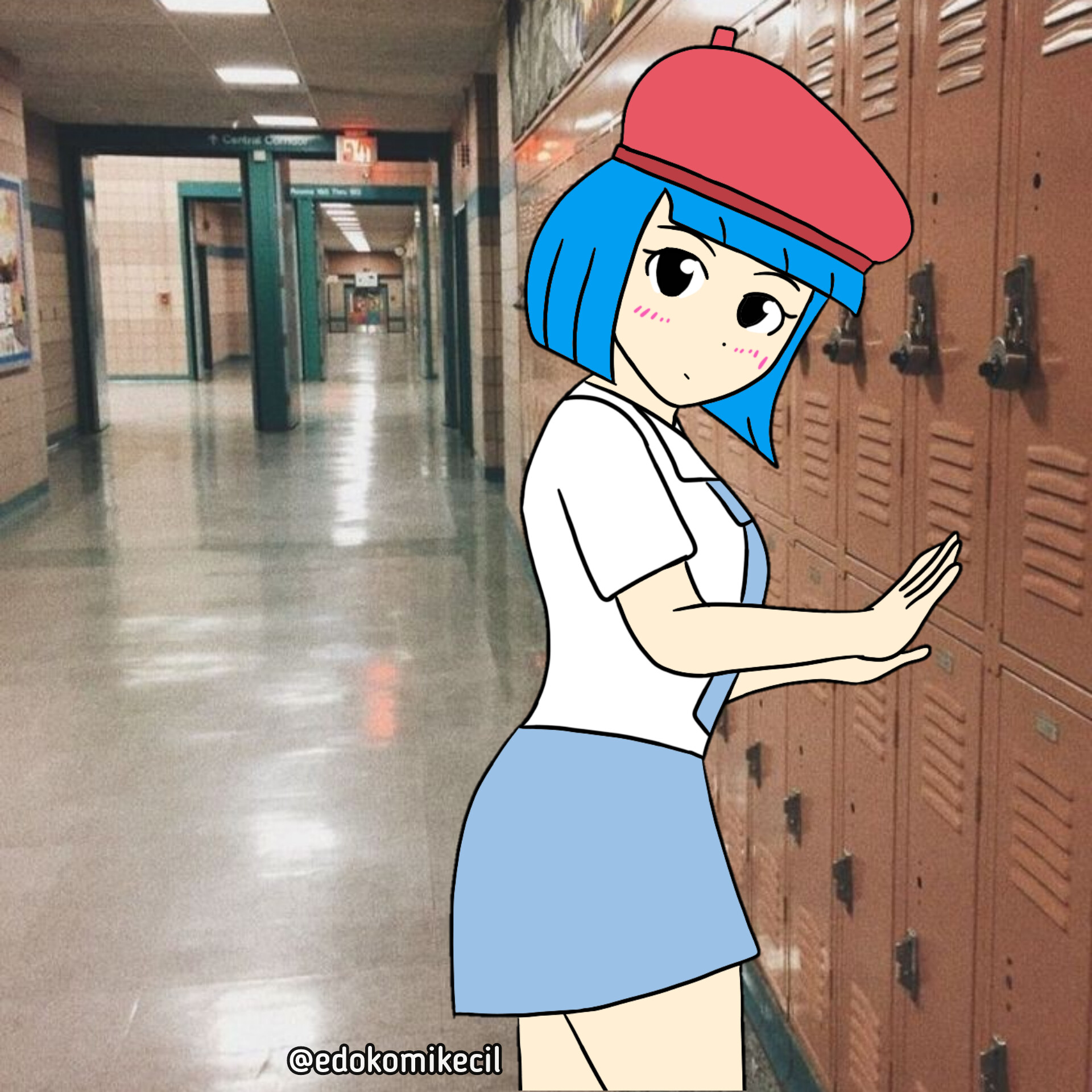 ArtStation - School Hallway