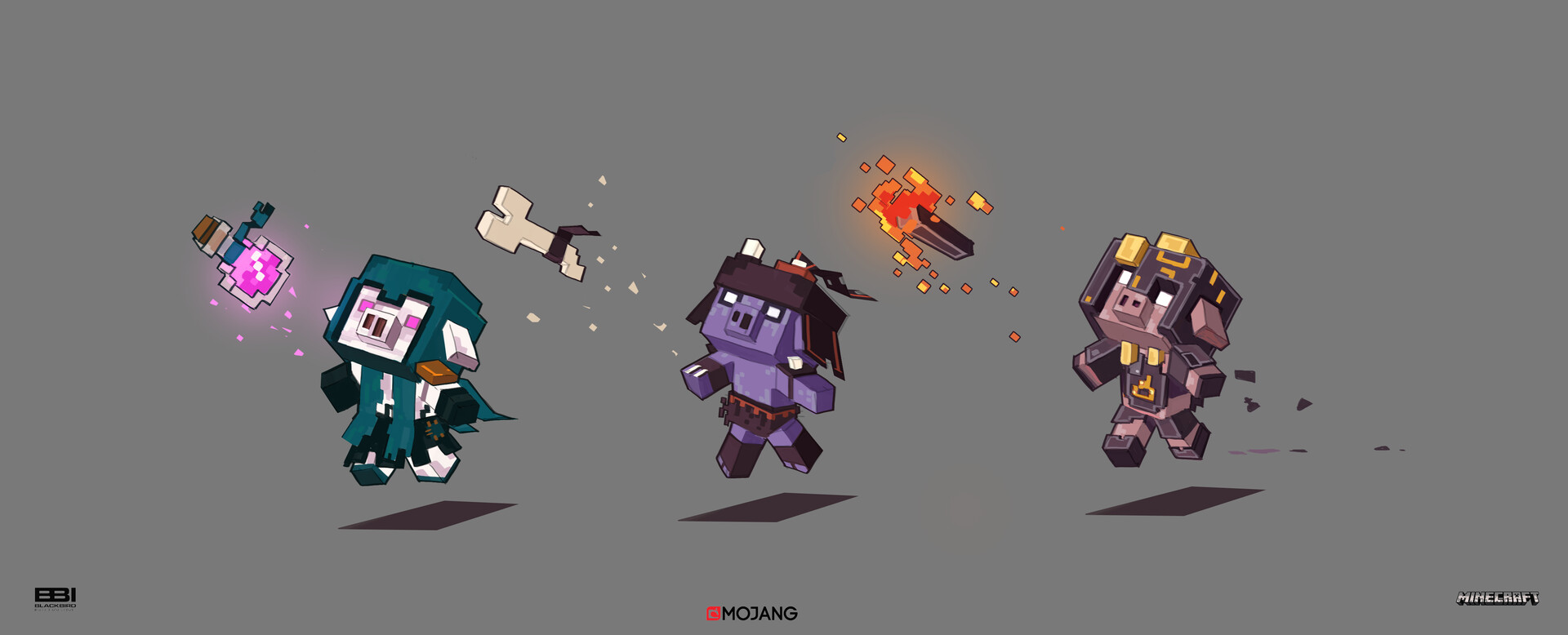 Mariana Salimena - Minecraft Legends - Character Concepts