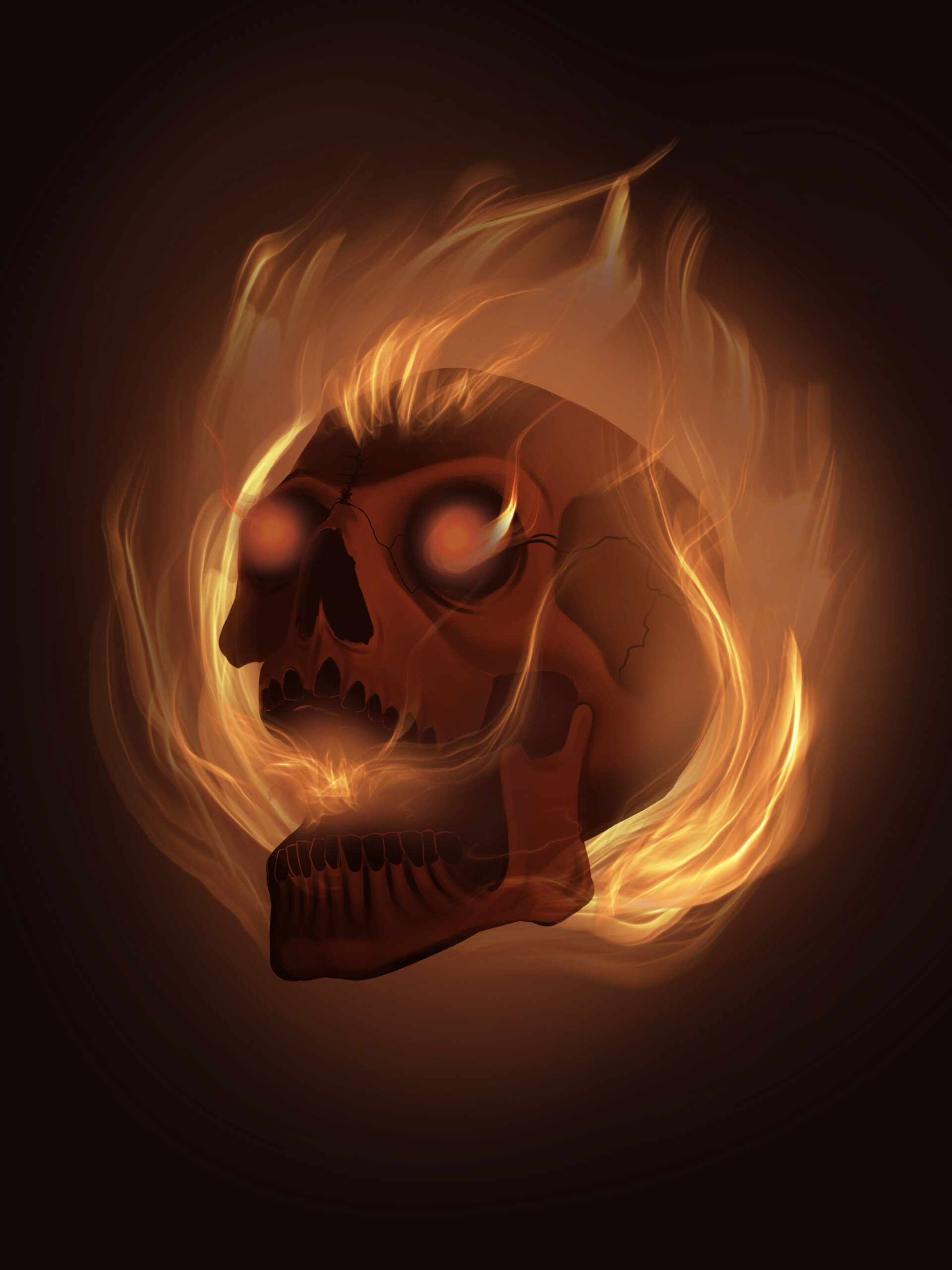 Levi Atkinson - Necromancer Card Art