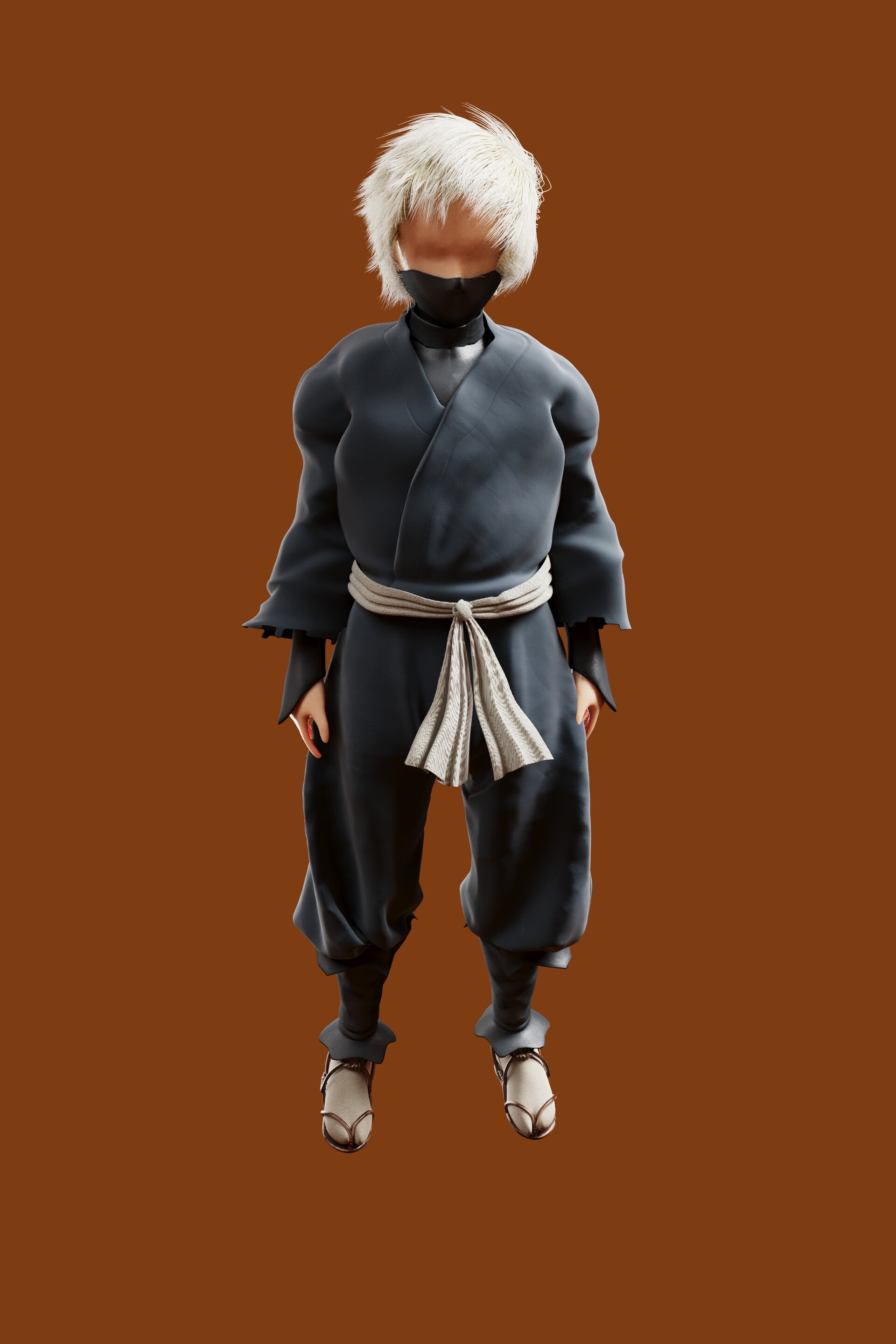 ArtStation - Gabimaru Fan Art (WIP)