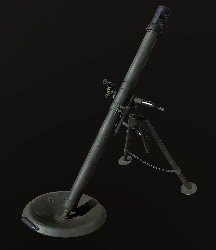 ArtStation - 2B14 Podnos Mortar