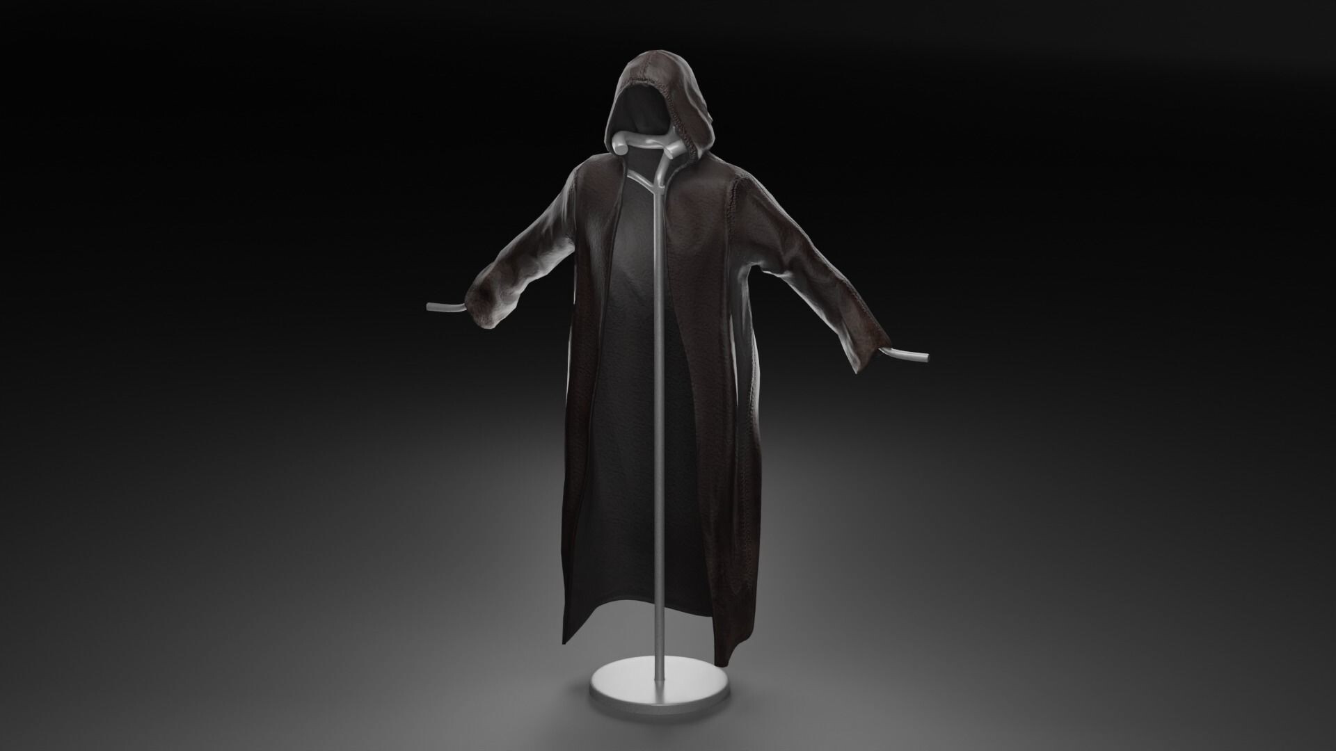 Among Models - Old coat cloak character clothes Low-poly 3D model