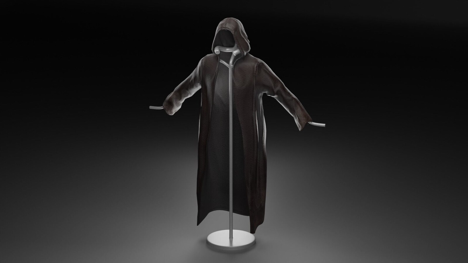 Among Models - Old coat cloak character clothes Low-poly 3D model