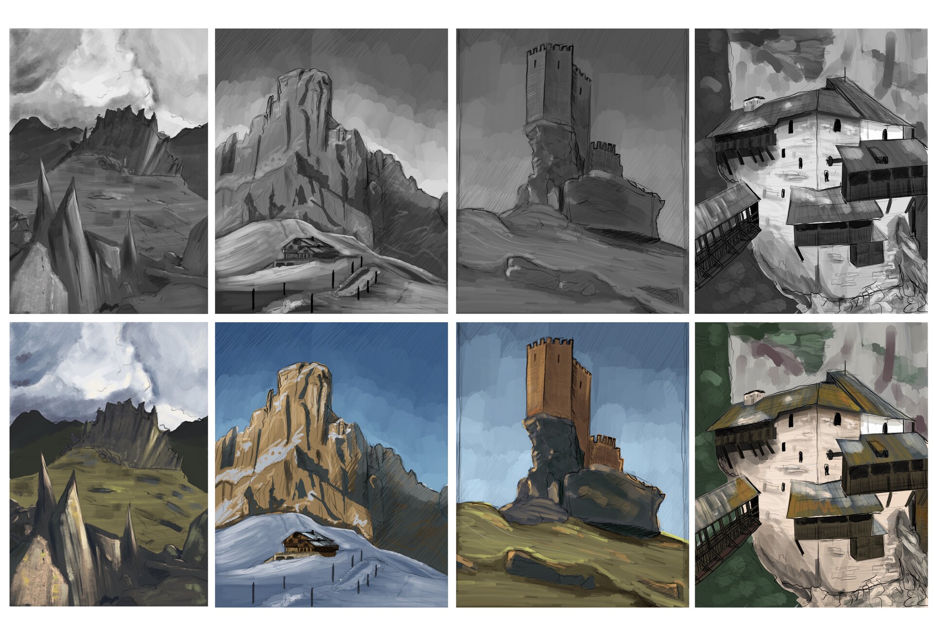 ArtStation - Landscape Studies