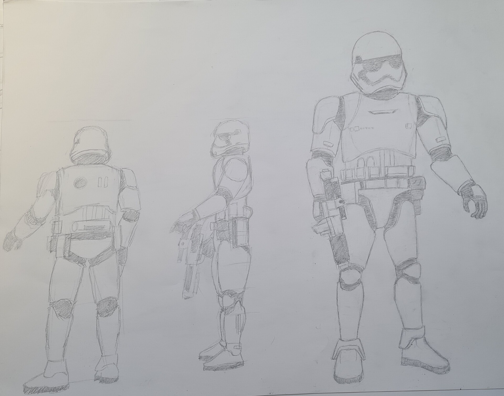 ArtStation - Stormtrooper drawing