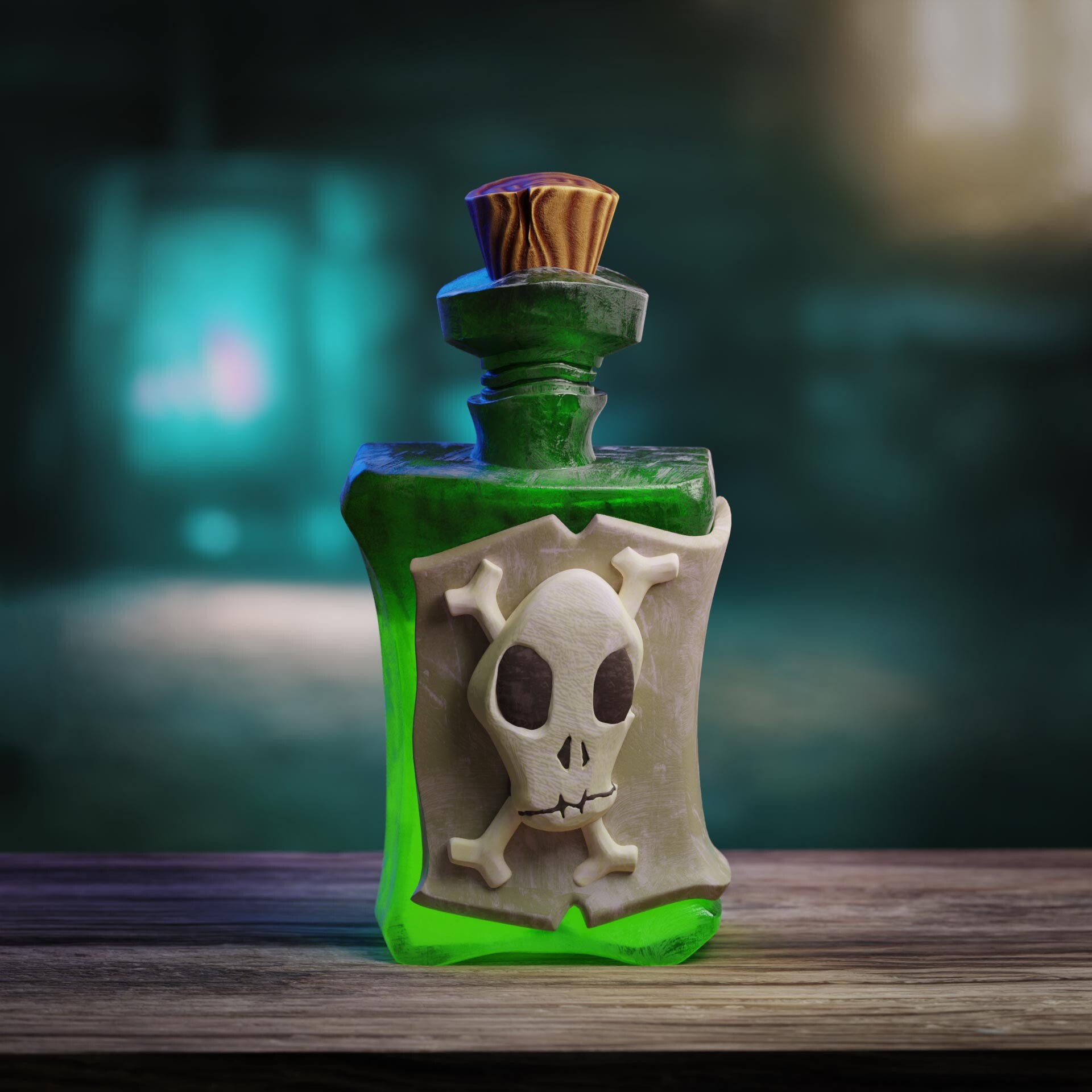 ArtStation - Pirate Bottle