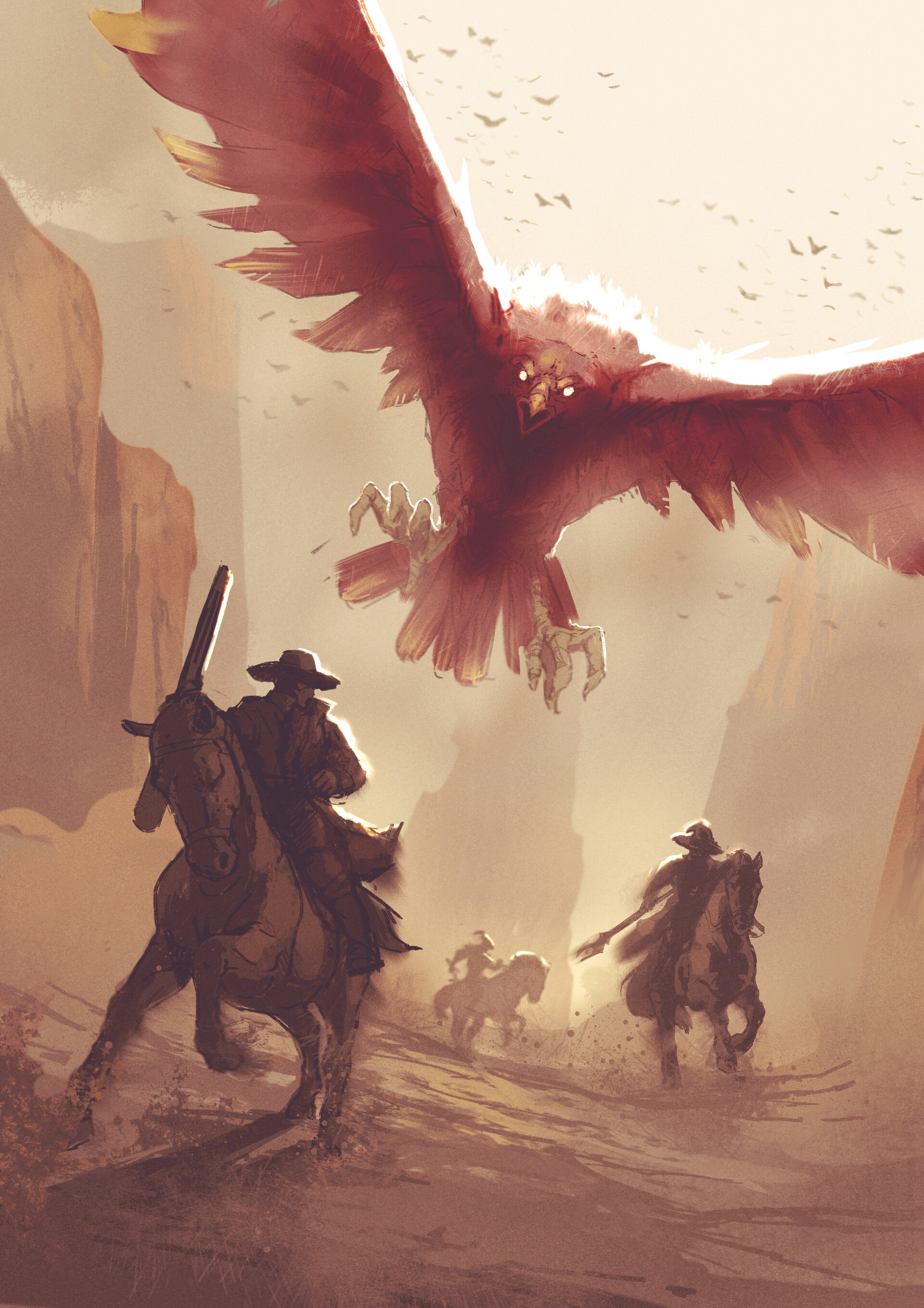 ArtStation - The Red Feathered King