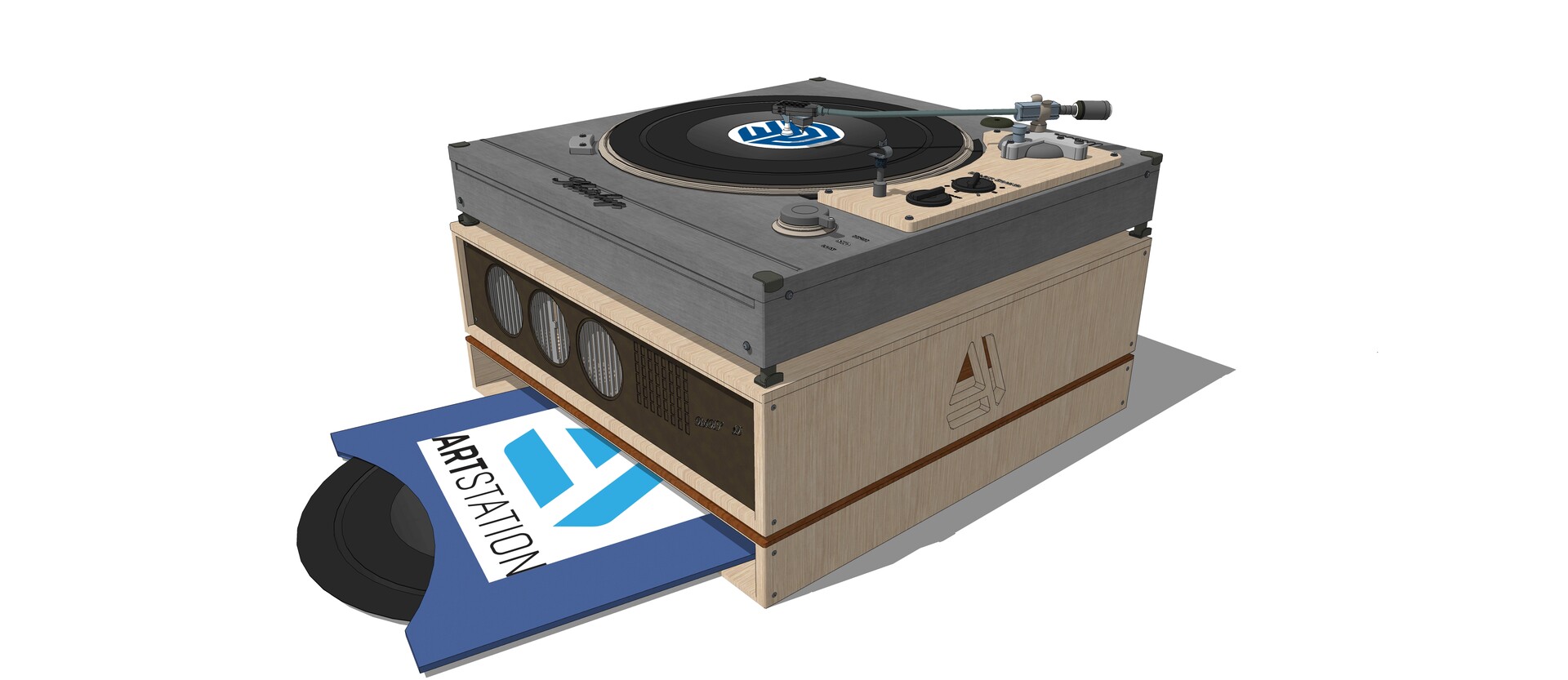 ArtStation - Vintage music player