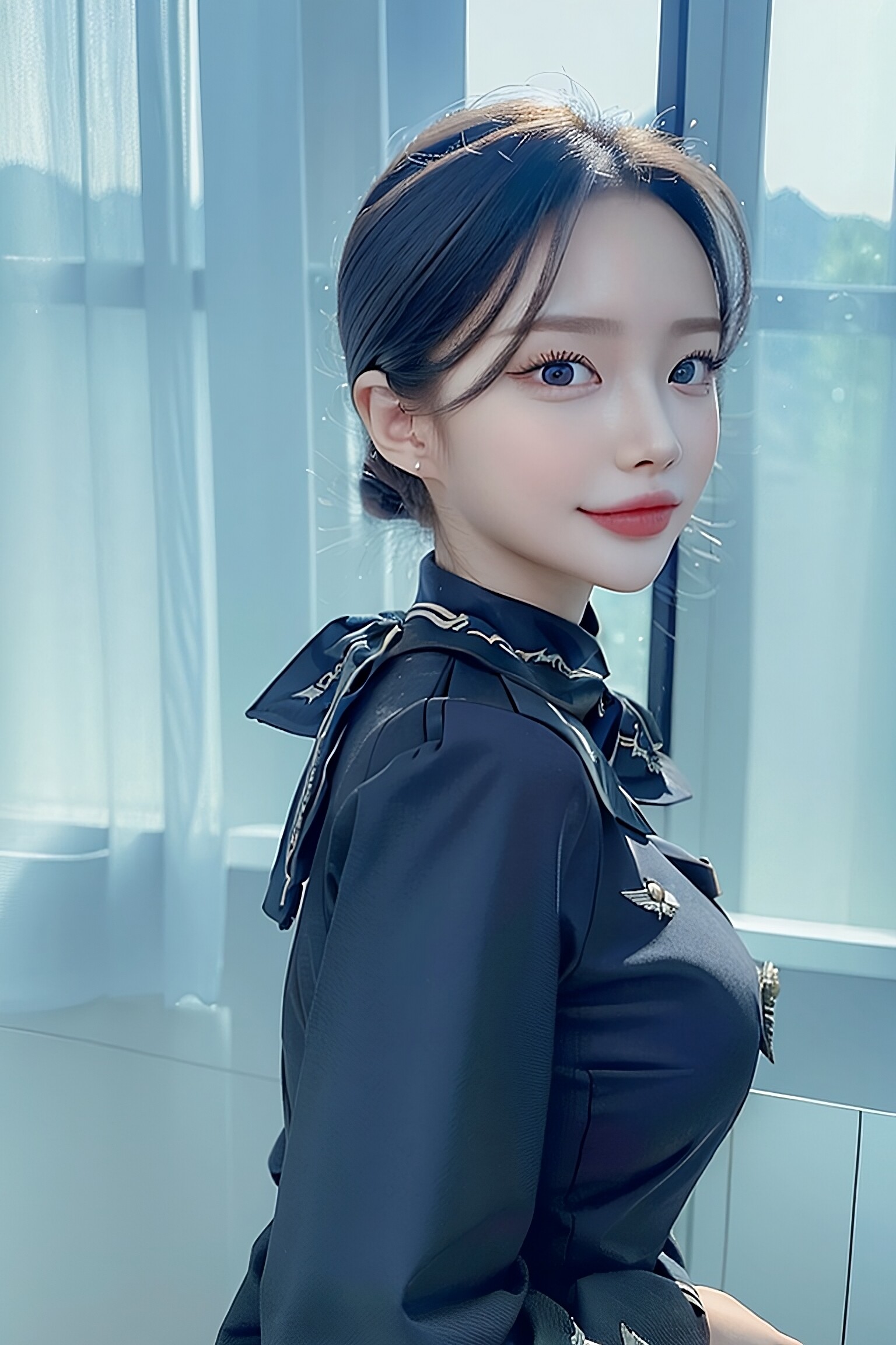 ArtStation - Korean Flight attendant (AI)