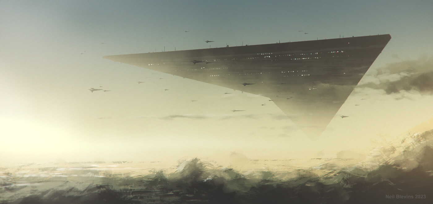 Neil Blevins - Mothership At Sunset 2