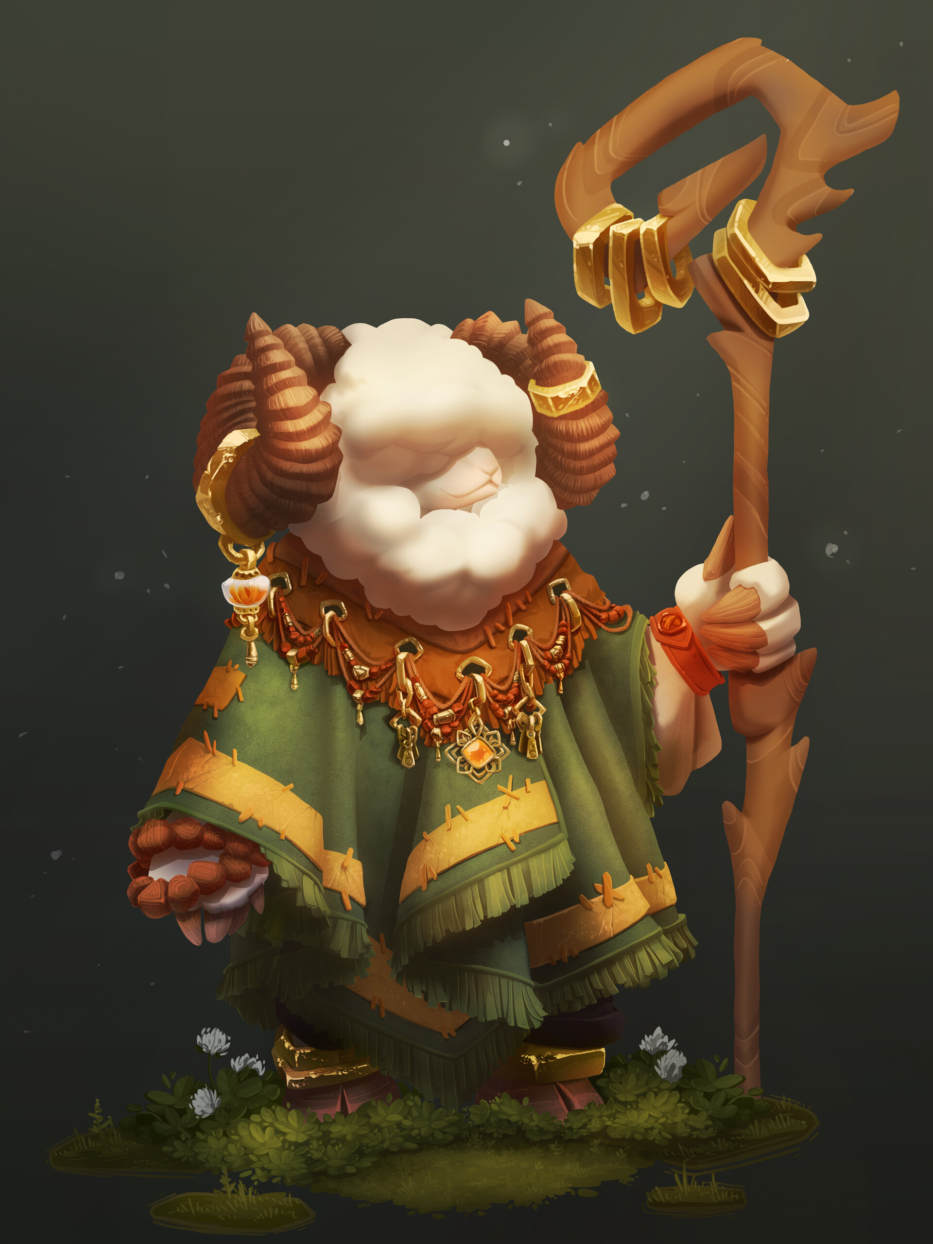 ArtStation - Lamb druid