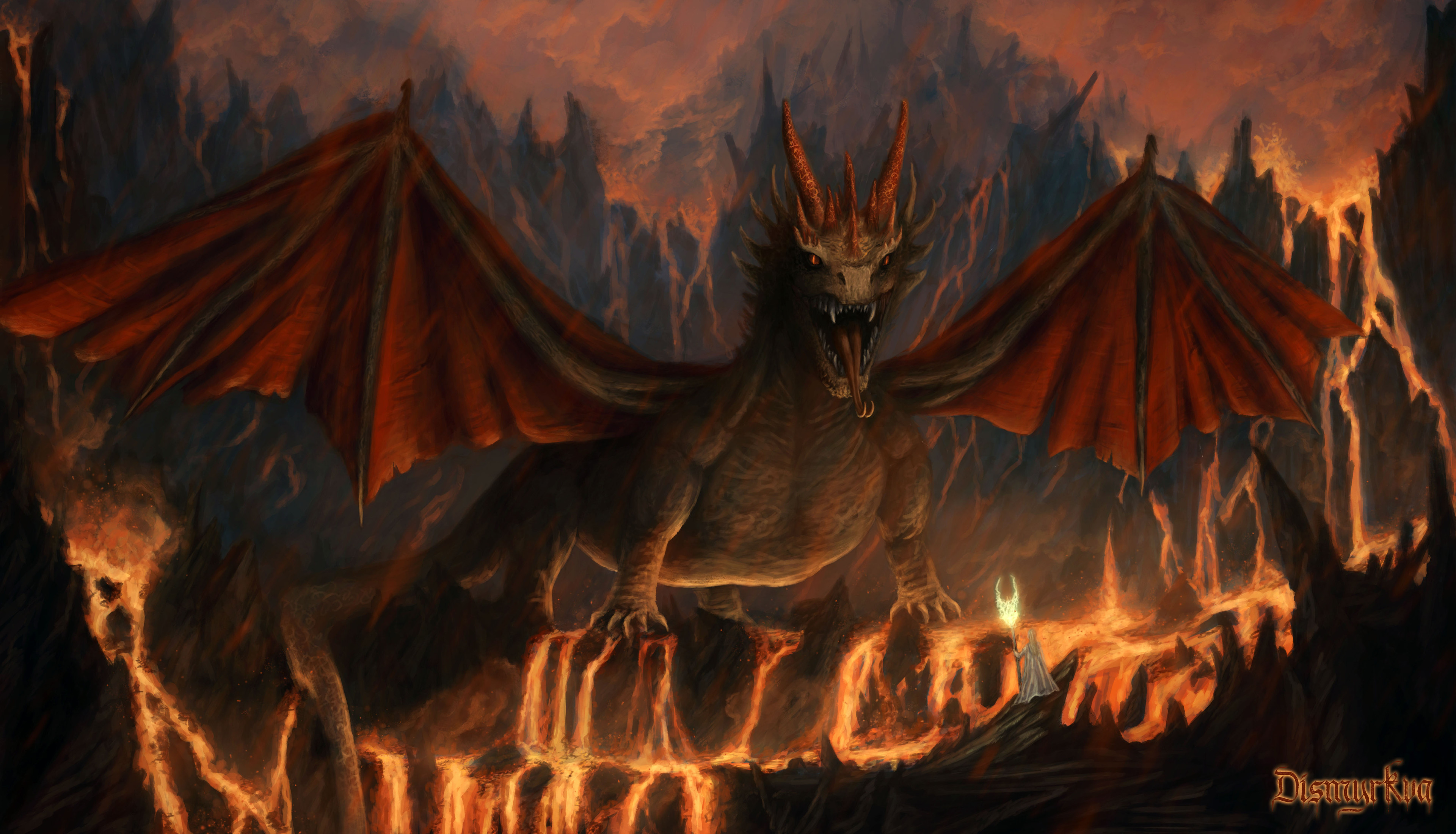 Dragon by Dismyrkva : r/ImaginaryHellscapes