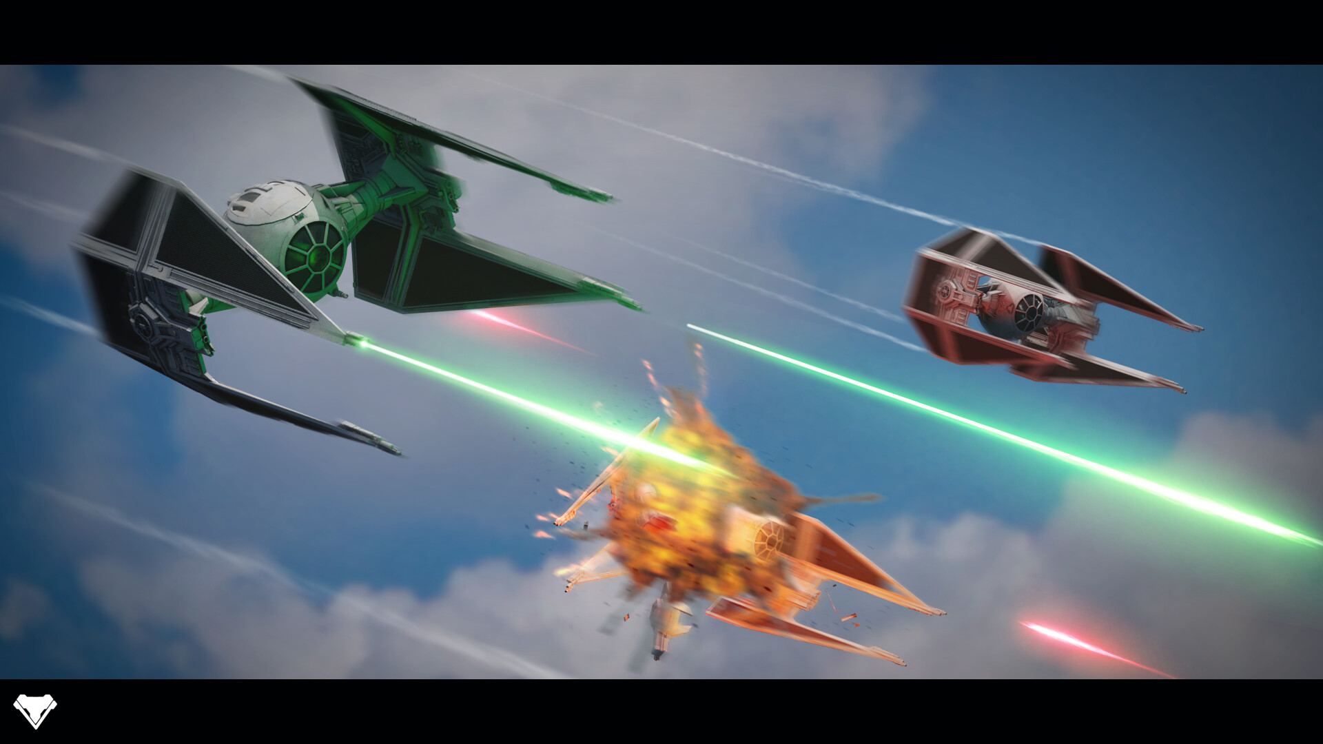 ArtStation - TIE interceptor