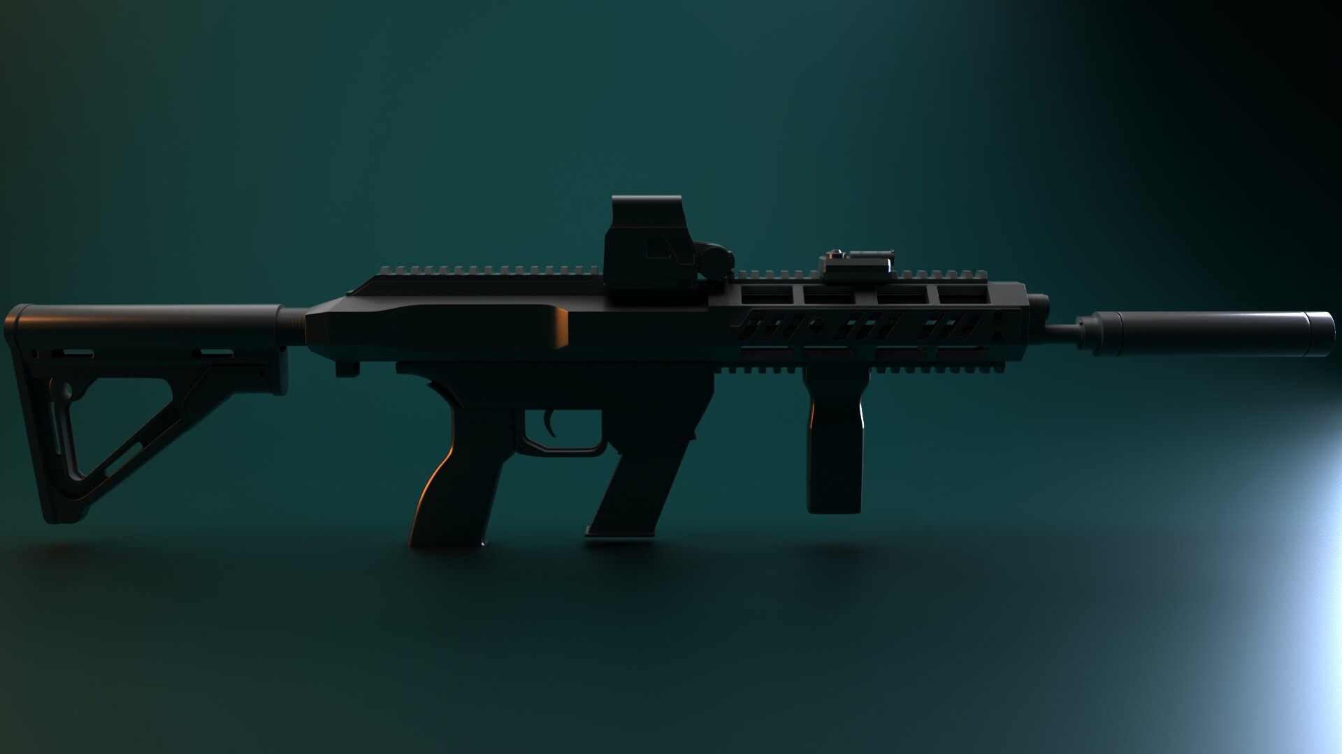 ArtStation - High Poly Gun