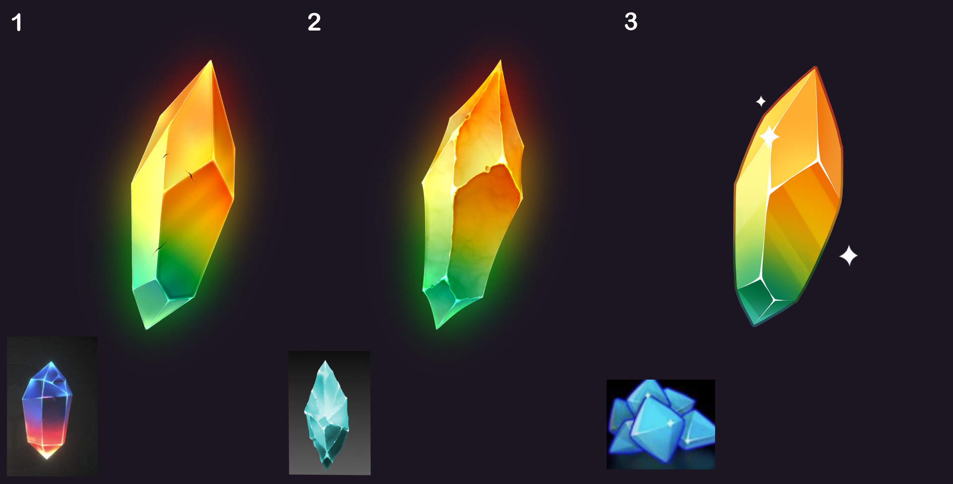 ArtStation - Crystal stylization
