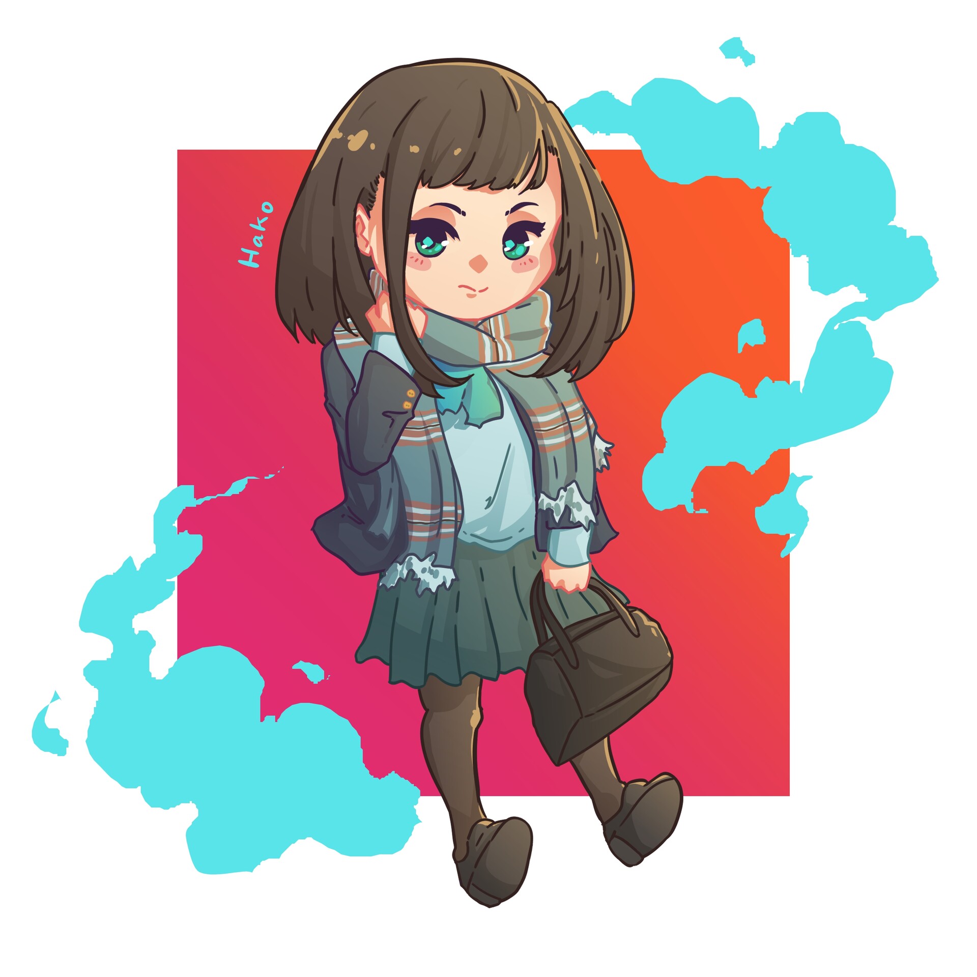 ArtStation - chibi anime design commissions sample