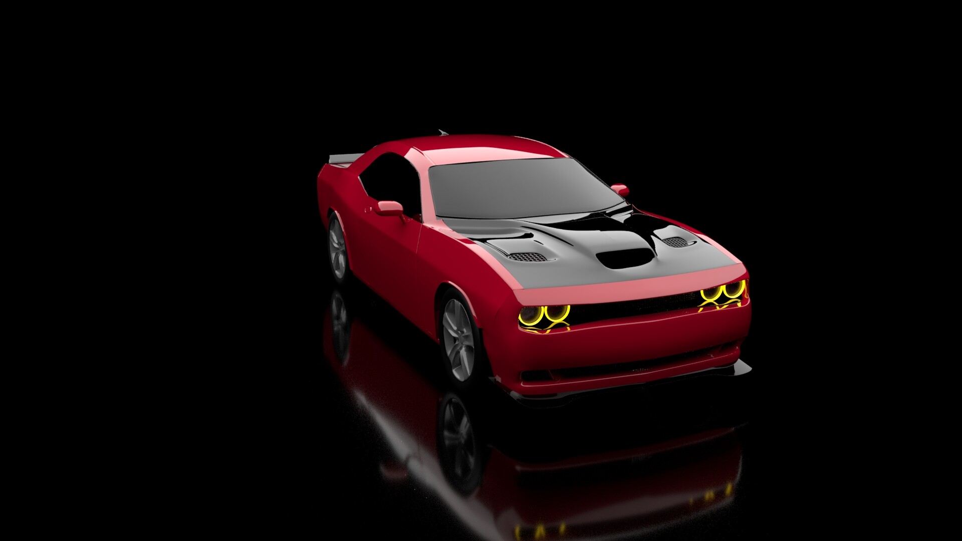 ArtStation - dodge challenger