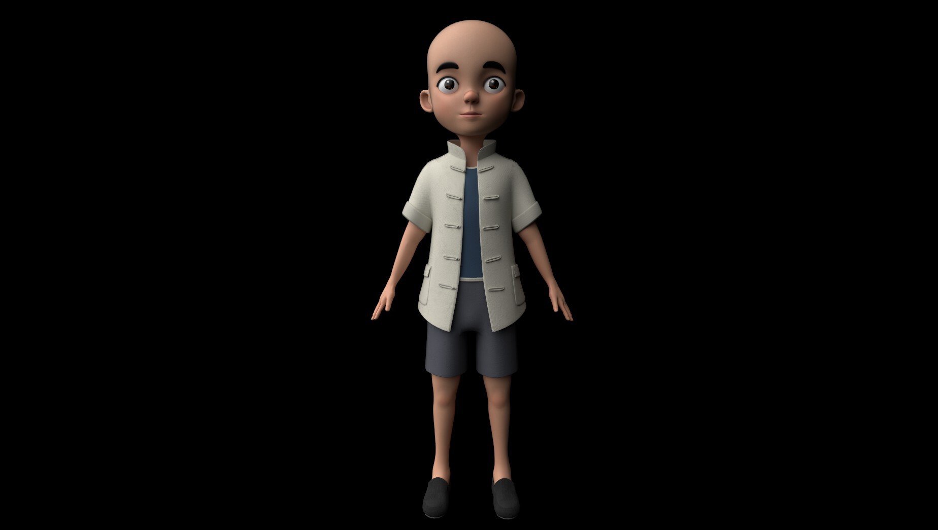 ArtStation - 3D model_cartoon boy
