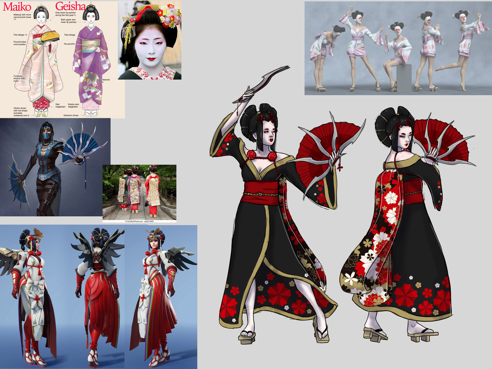 ArtStation - Geisha Warrior